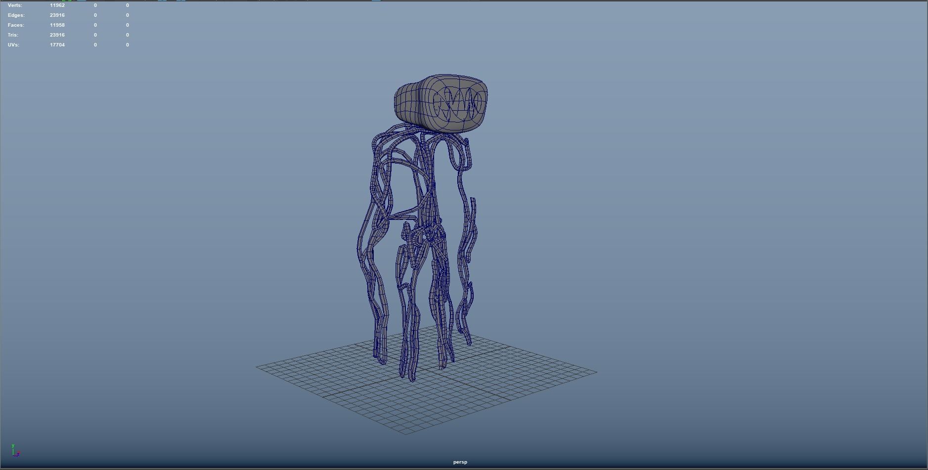 Bacteria Monster From The Backrooms Rigged 3D model rigged | CGTrader