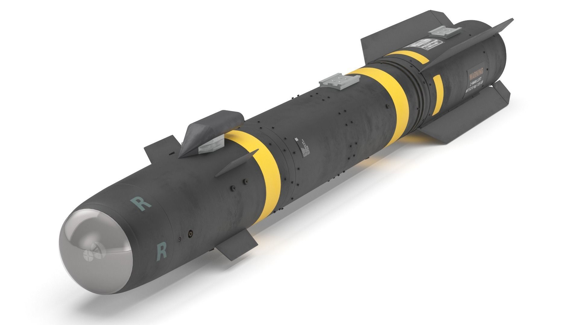 AGM 114R Hellfire Air to Ground Missile 3D model | CGTrader