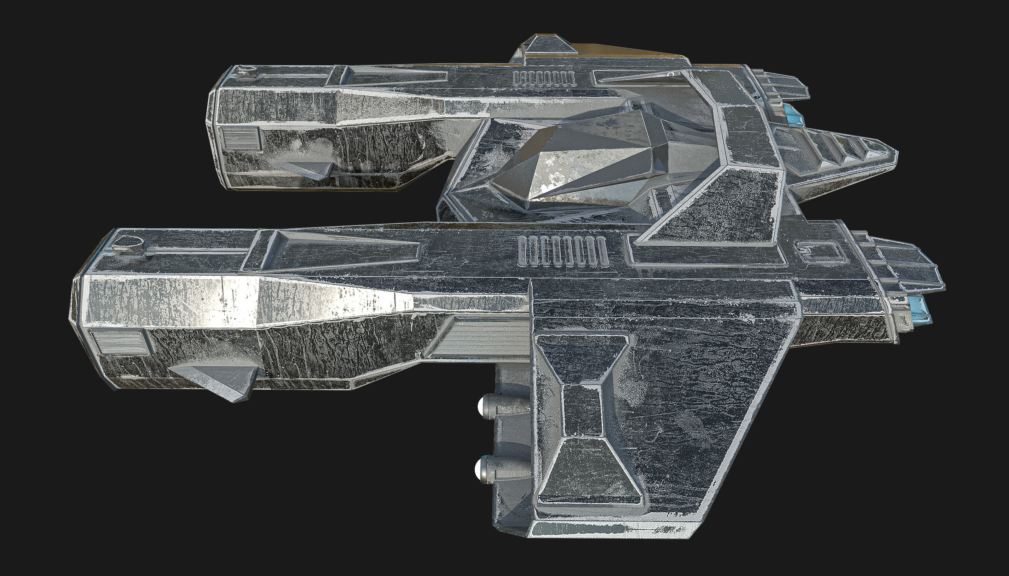 3D model Spaceship Fighter N6 VR / AR / low-poly | CGTrader