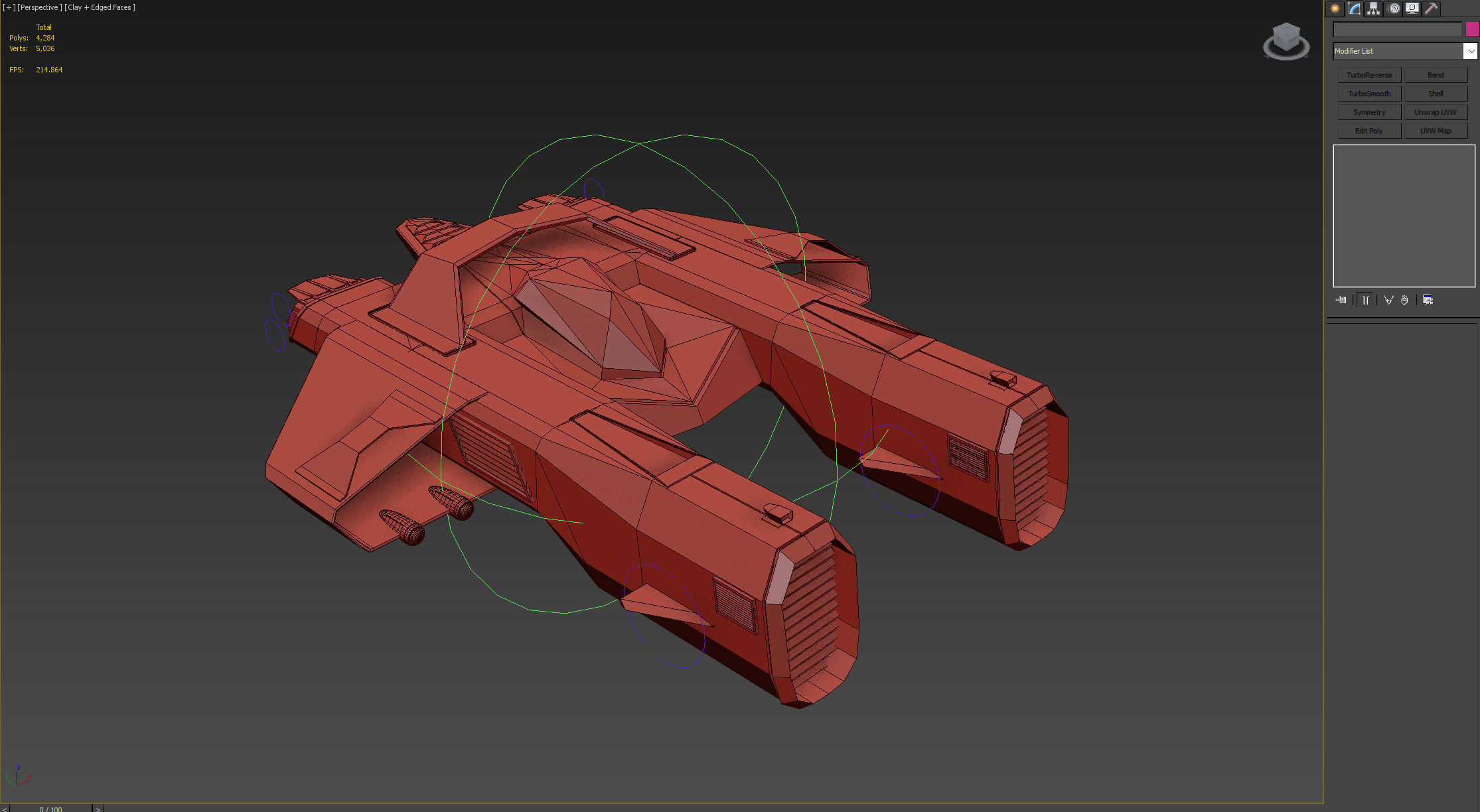 3D model Spaceship Fighter N6 VR / AR / low-poly | CGTrader