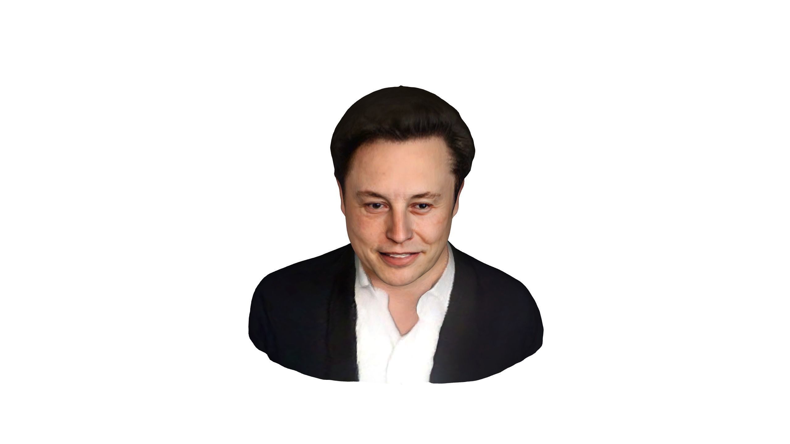 3D model Elon Musk Photo-Realistic-Head-Bust-For 3D Print or Metaverse ...