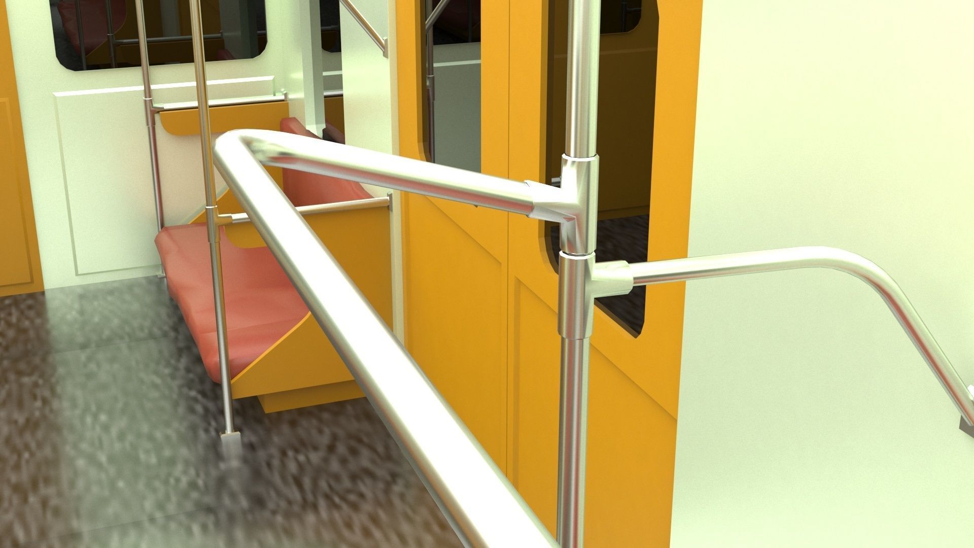 Metro Interior 3D model | CGTrader
