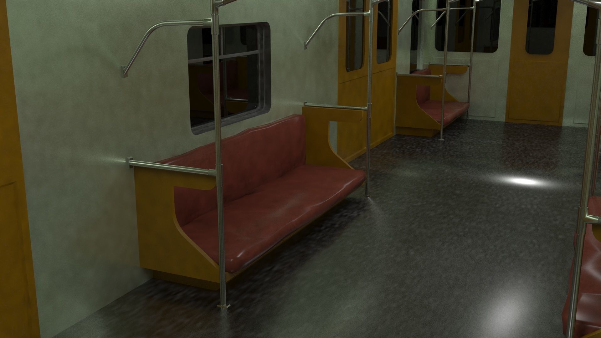 Metro Interior 3D model | CGTrader