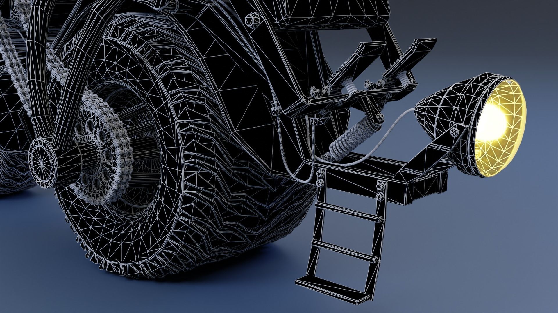 Fancy motorcycle free VR / AR / low-poly 3D model rigged | CGTrader