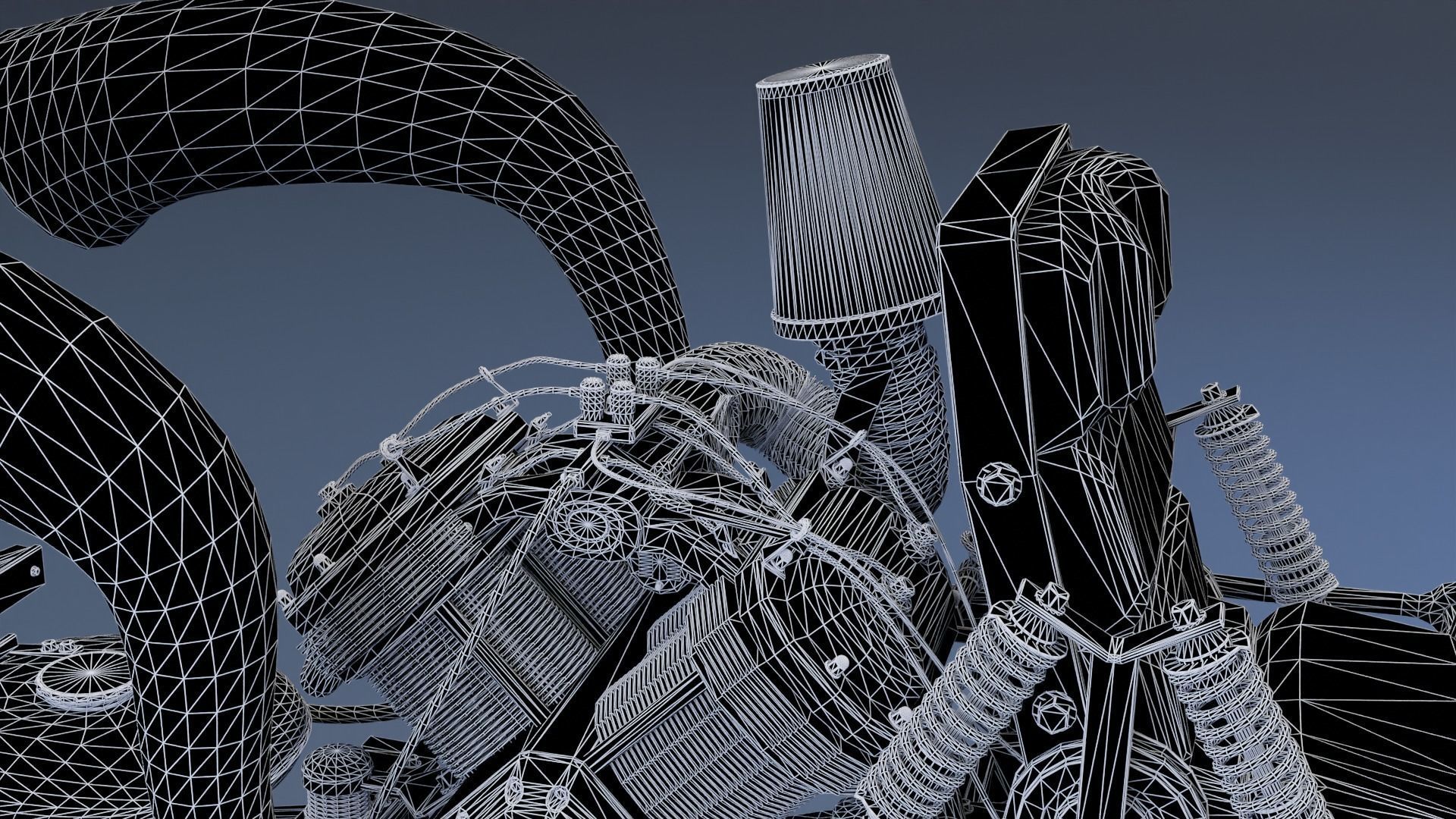 Fancy motorcycle free VR / AR / low-poly 3D model rigged | CGTrader