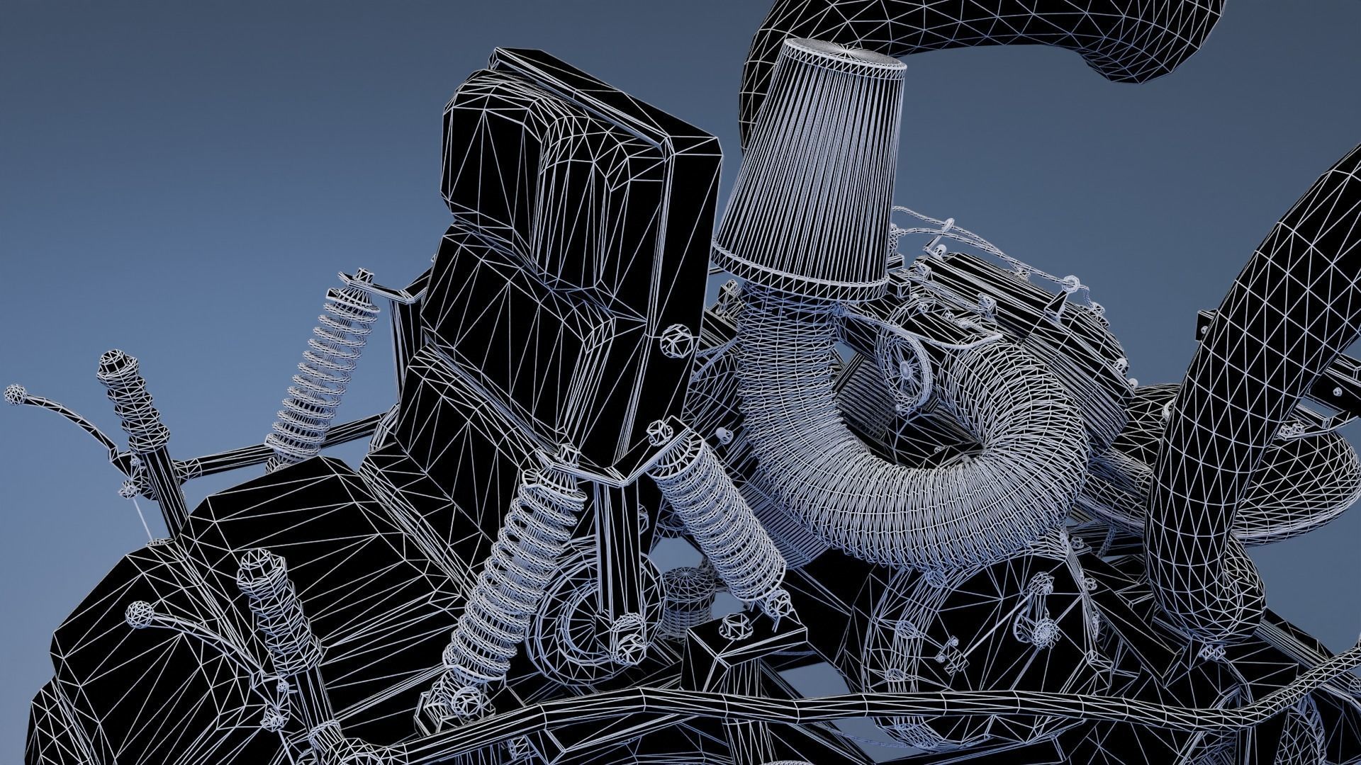 Fancy motorcycle free VR / AR / low-poly 3D model rigged | CGTrader