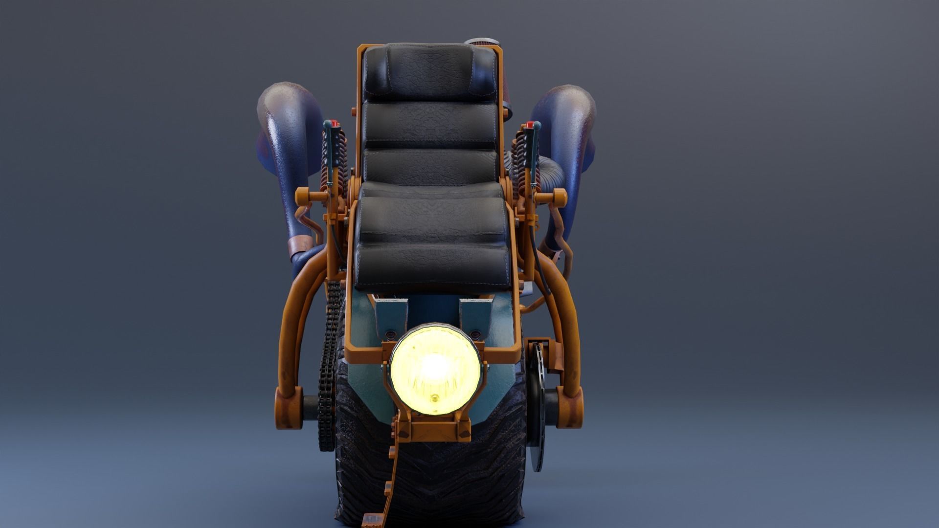 Fancy motorcycle free VR / AR / low-poly 3D model rigged | CGTrader