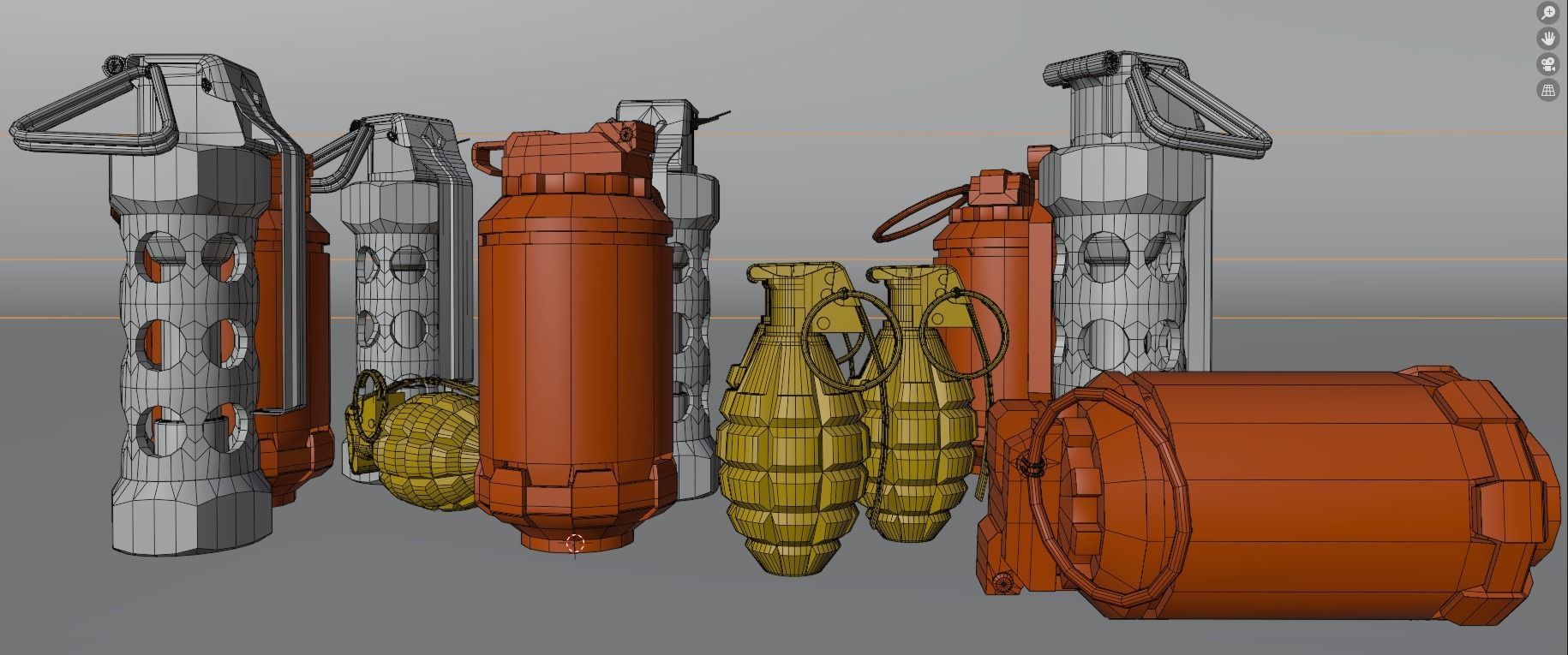 3D model Grenade launcher VR / AR / low-poly | CGTrader