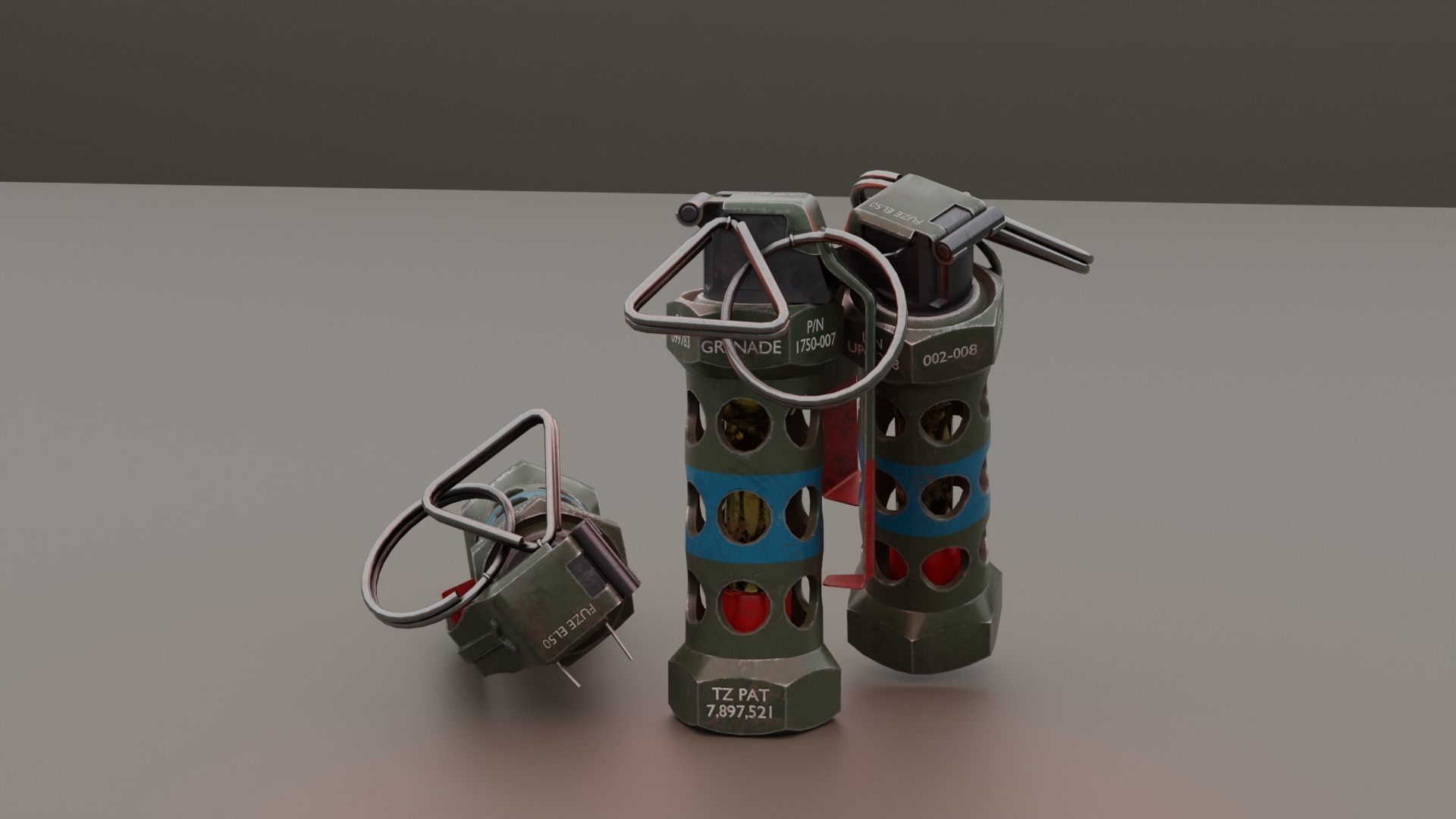 3D model Grenade launcher VR / AR / low-poly | CGTrader