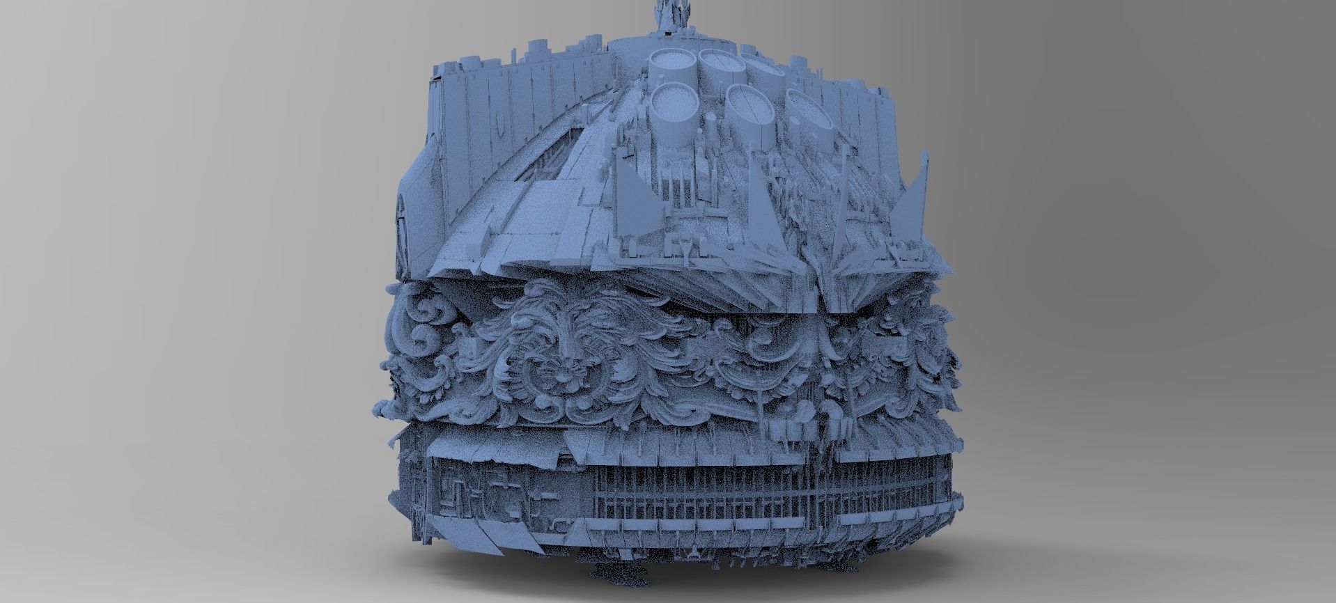 Ocean Cyberpunk Atlantis Deep city tower 5 3D model | CGTrader