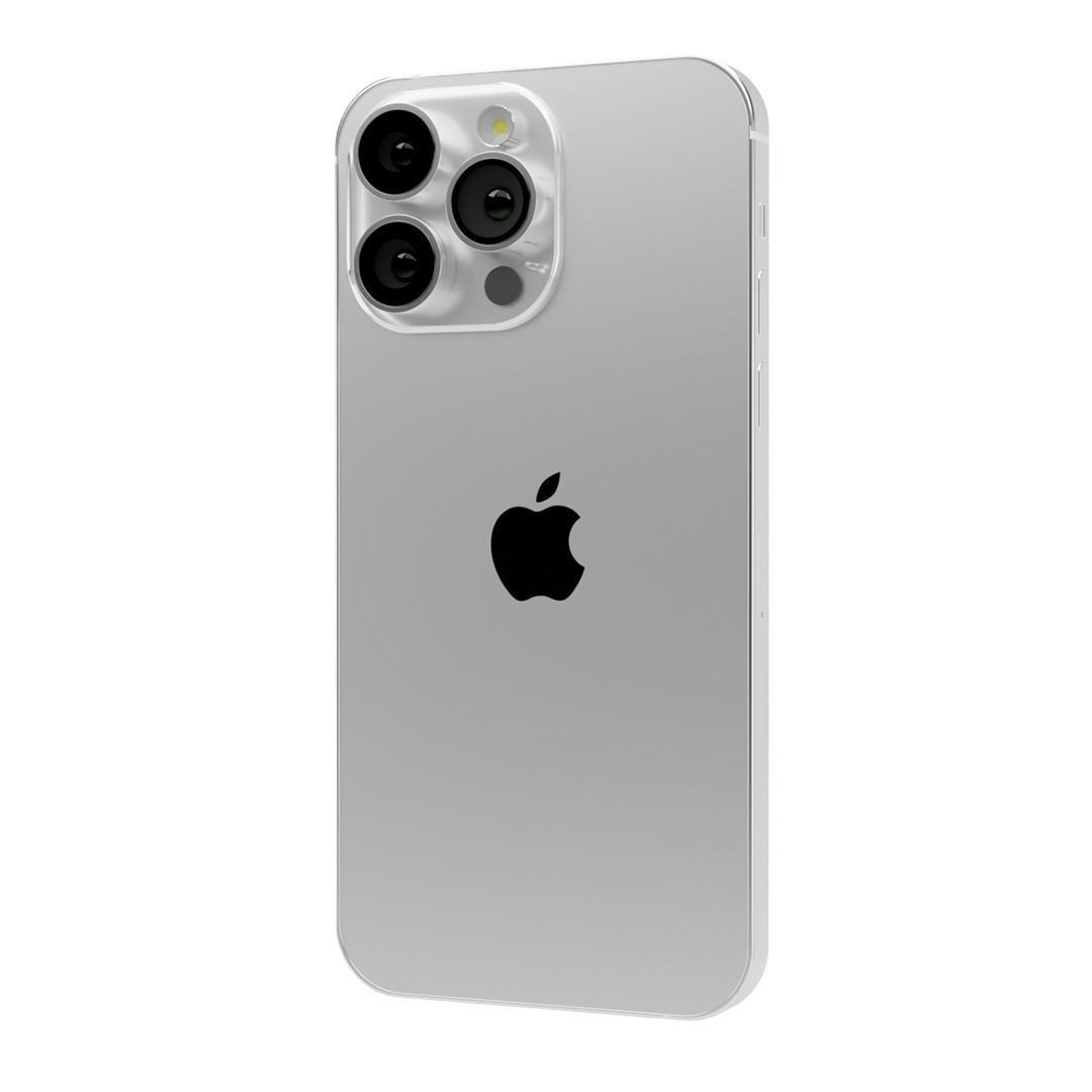 Iphone 14 Pro Max Silver 3D model | CGTrader