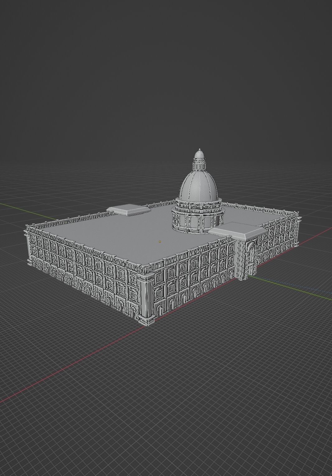 Roman style architecture 3D model | CGTrader
