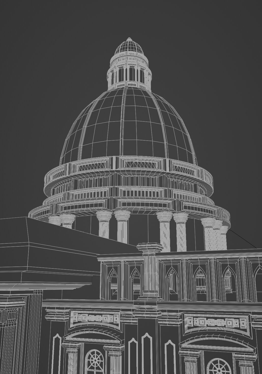 Roman style architecture 3D model | CGTrader