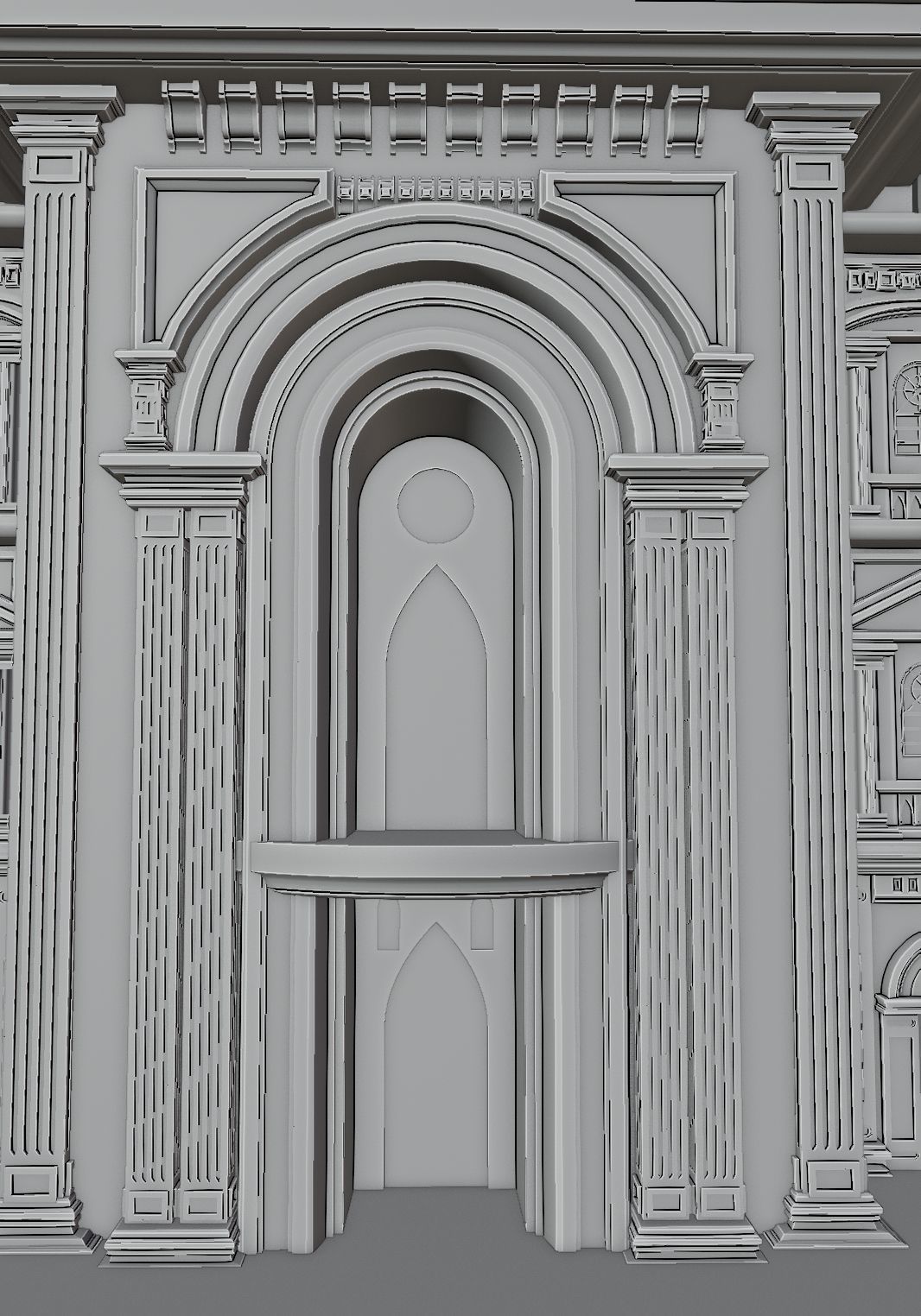 Roman style architecture 3D model | CGTrader