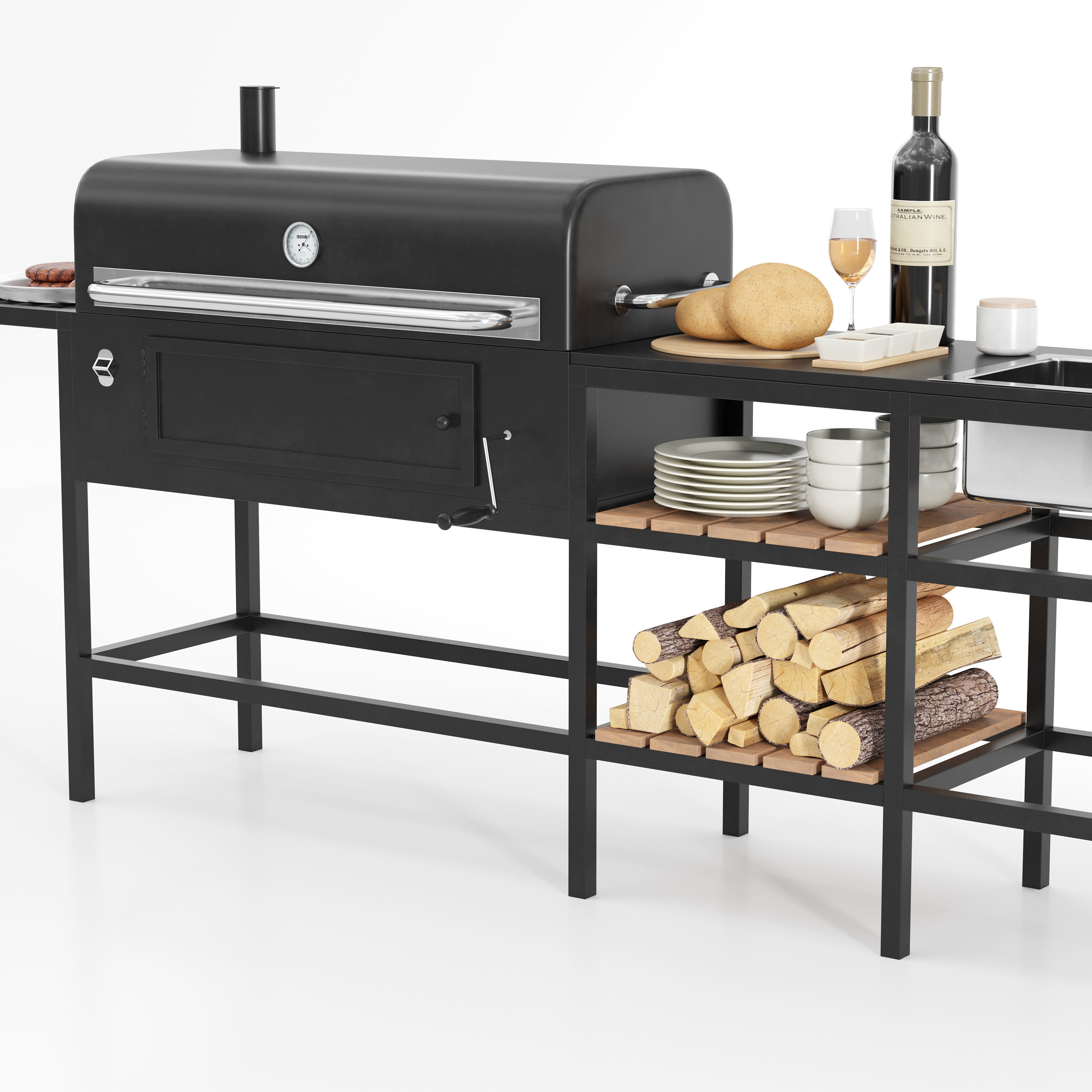 Barbecue 18 3D model | CGTrader