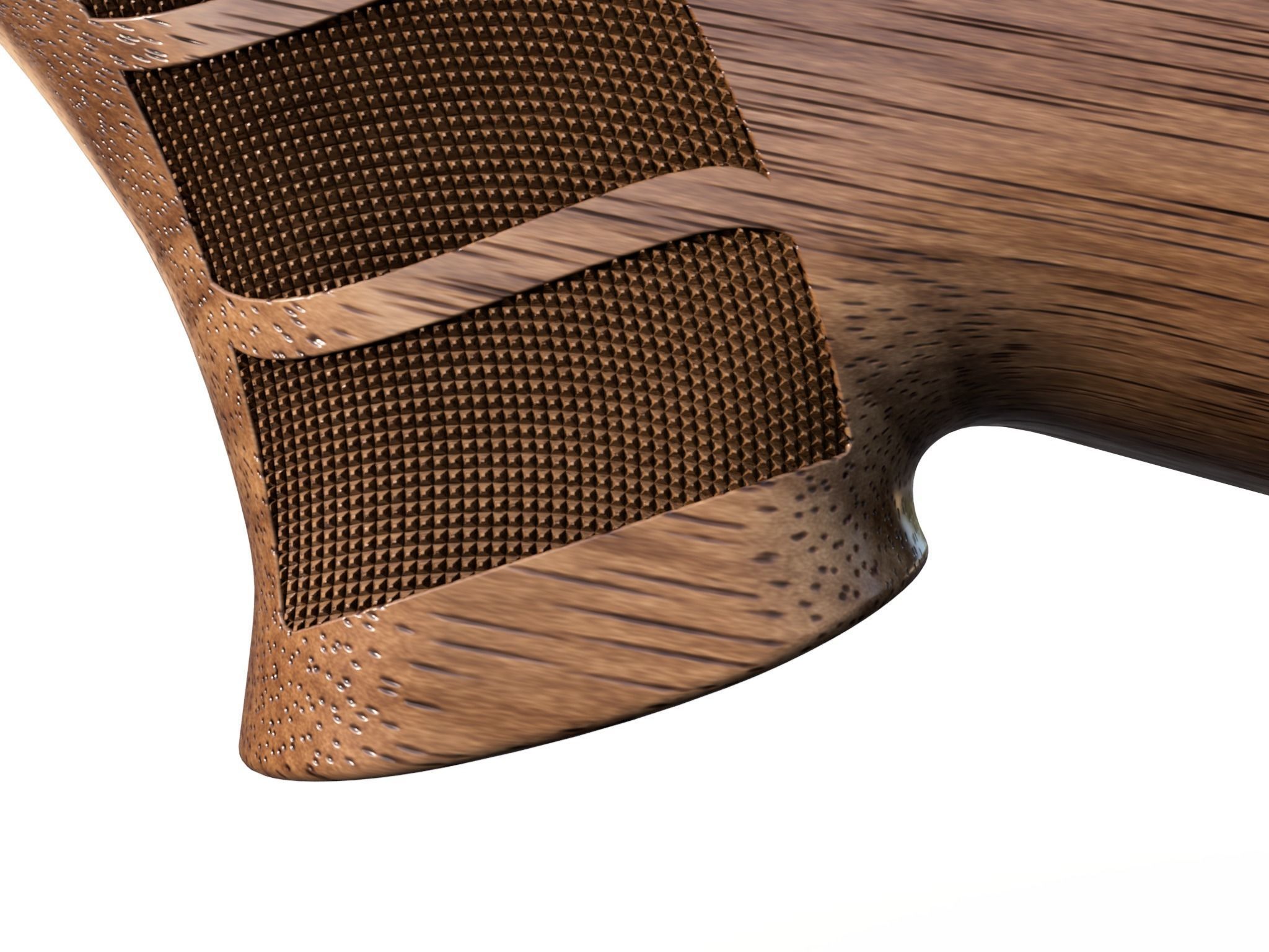 Rifle stock CAD 3D model | CGTrader