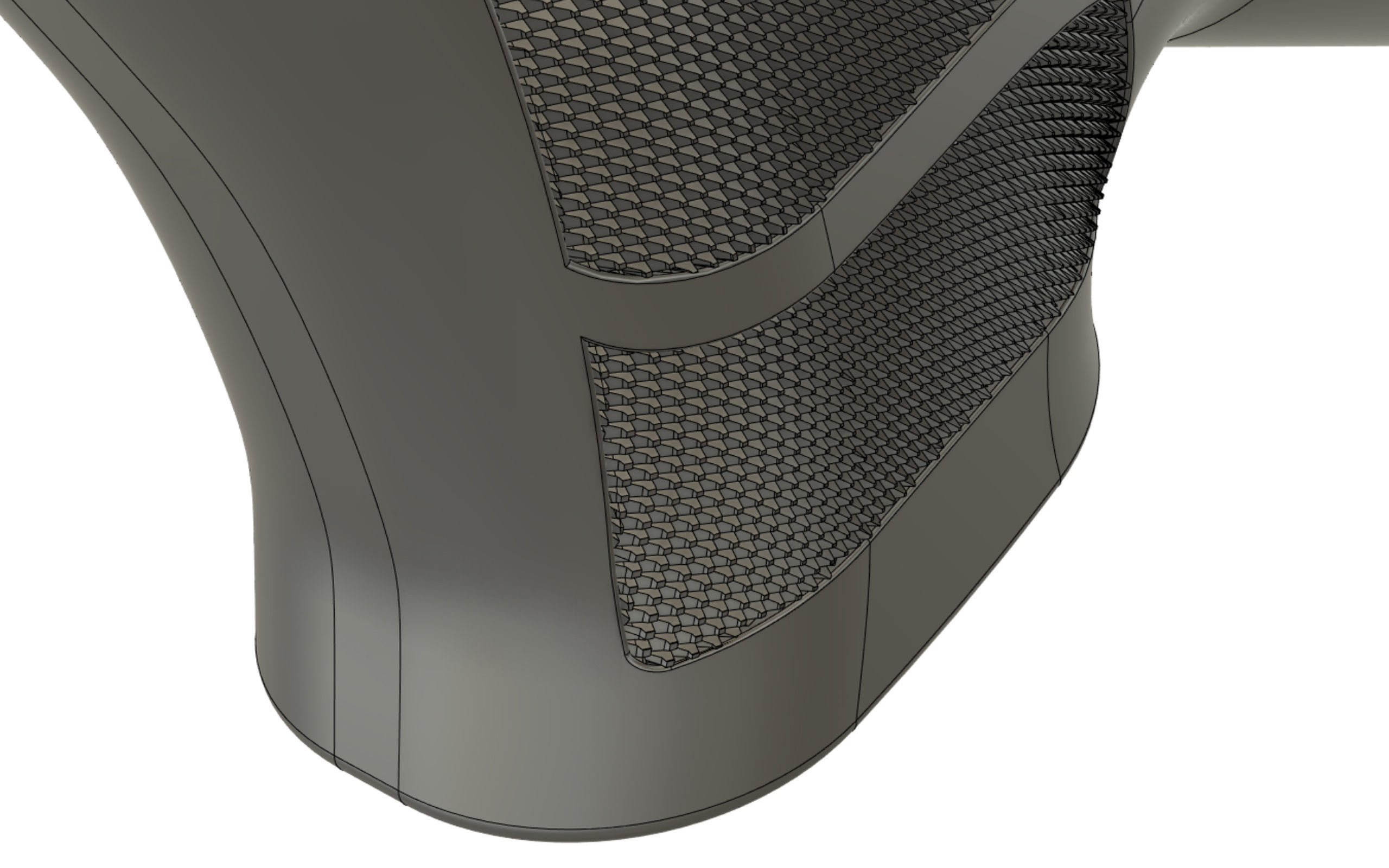 Rifle stock CAD 3D model | CGTrader