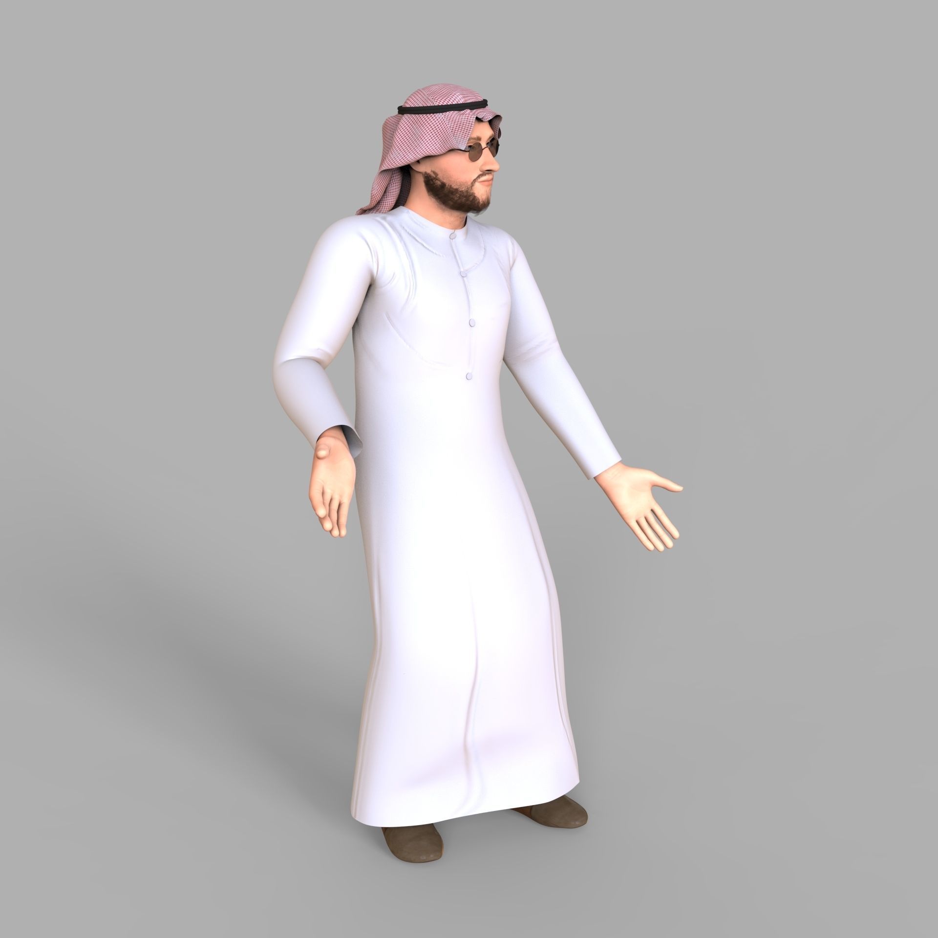 3D model Arab Character Pack VR / AR / low-poly | CGTrader