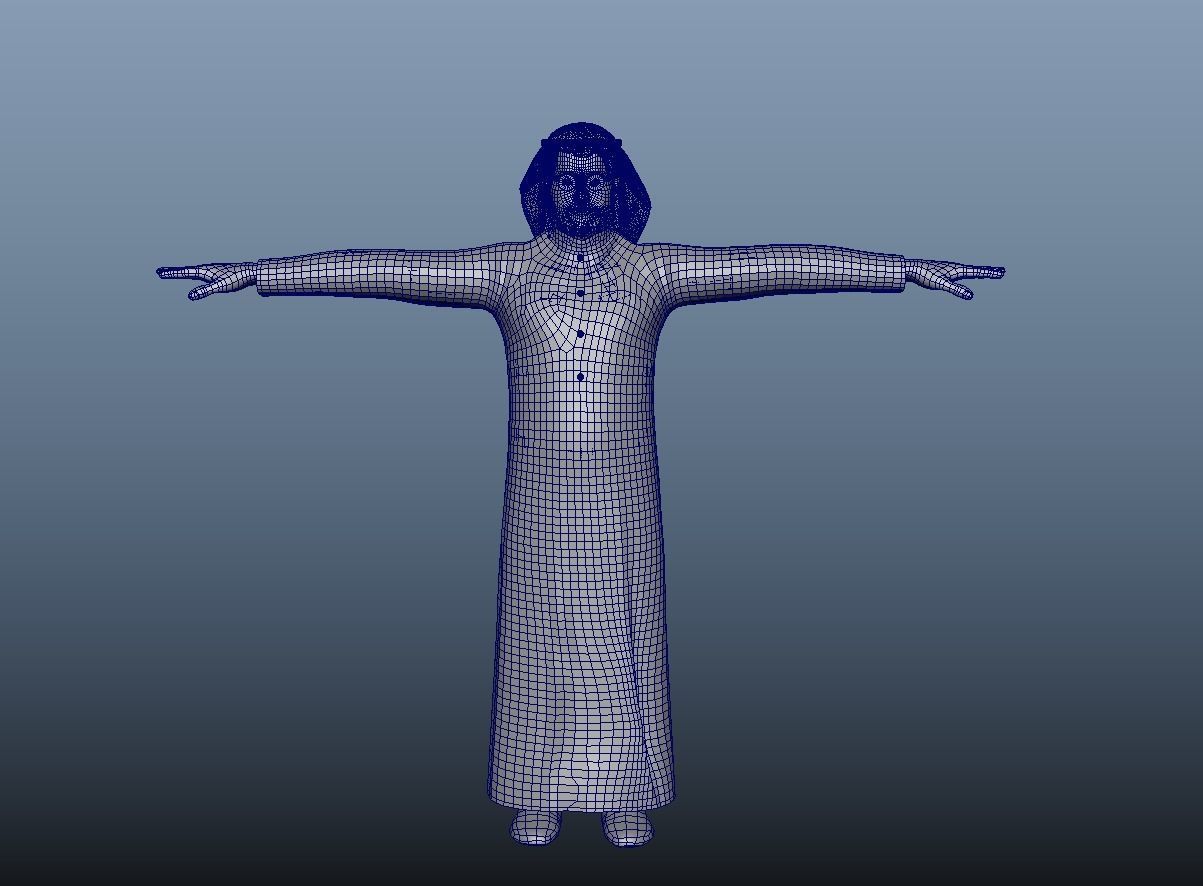 3D model Arab Character Pack VR / AR / low-poly | CGTrader