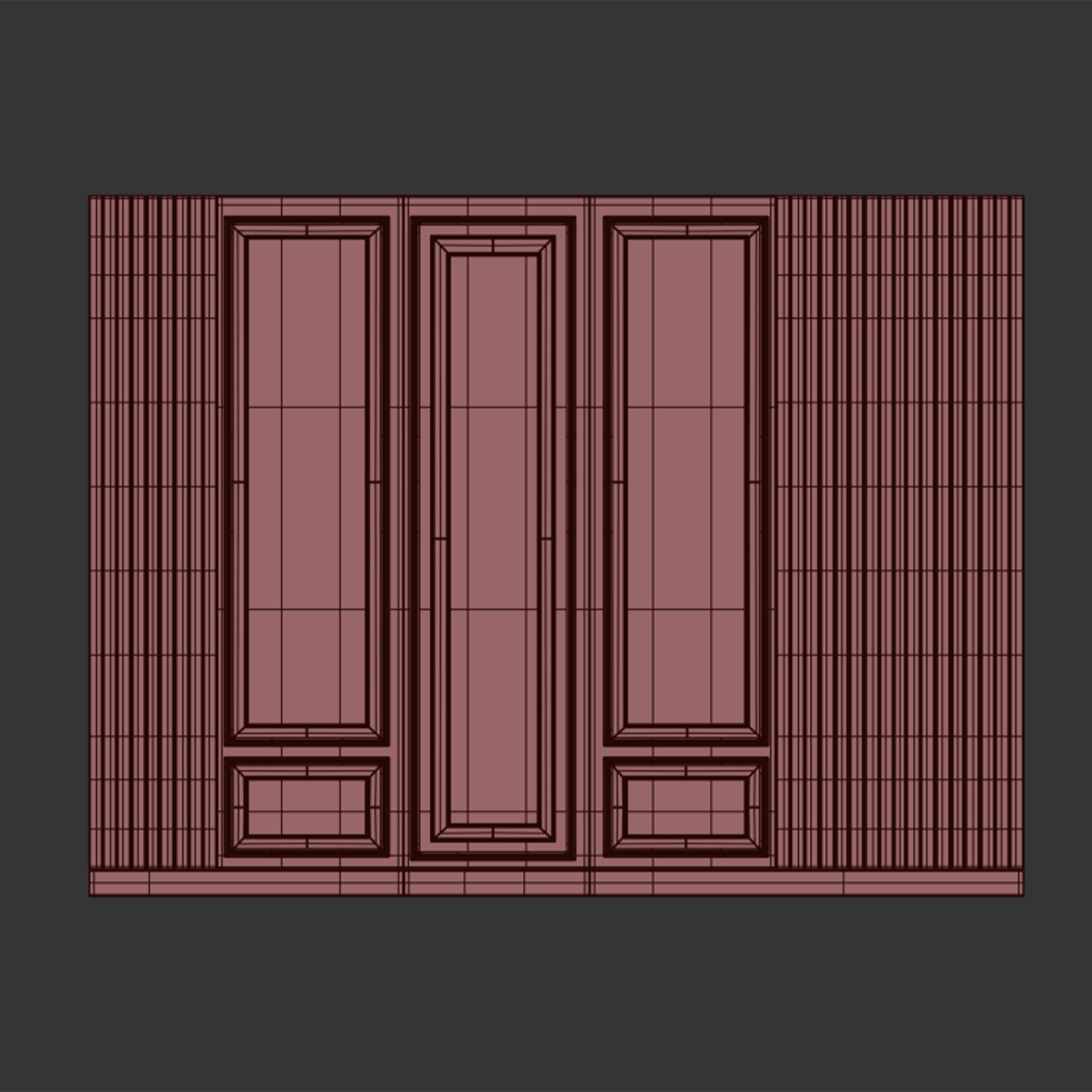 Name wall panels 29 3D model | CGTrader