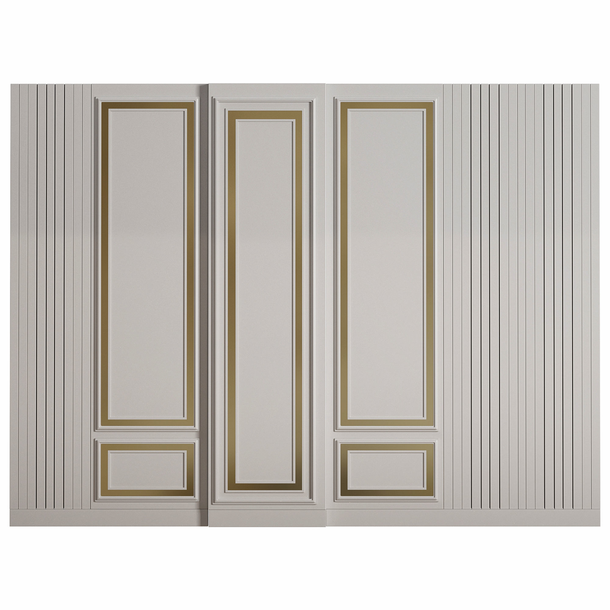 Name wall panels 29 3D model | CGTrader