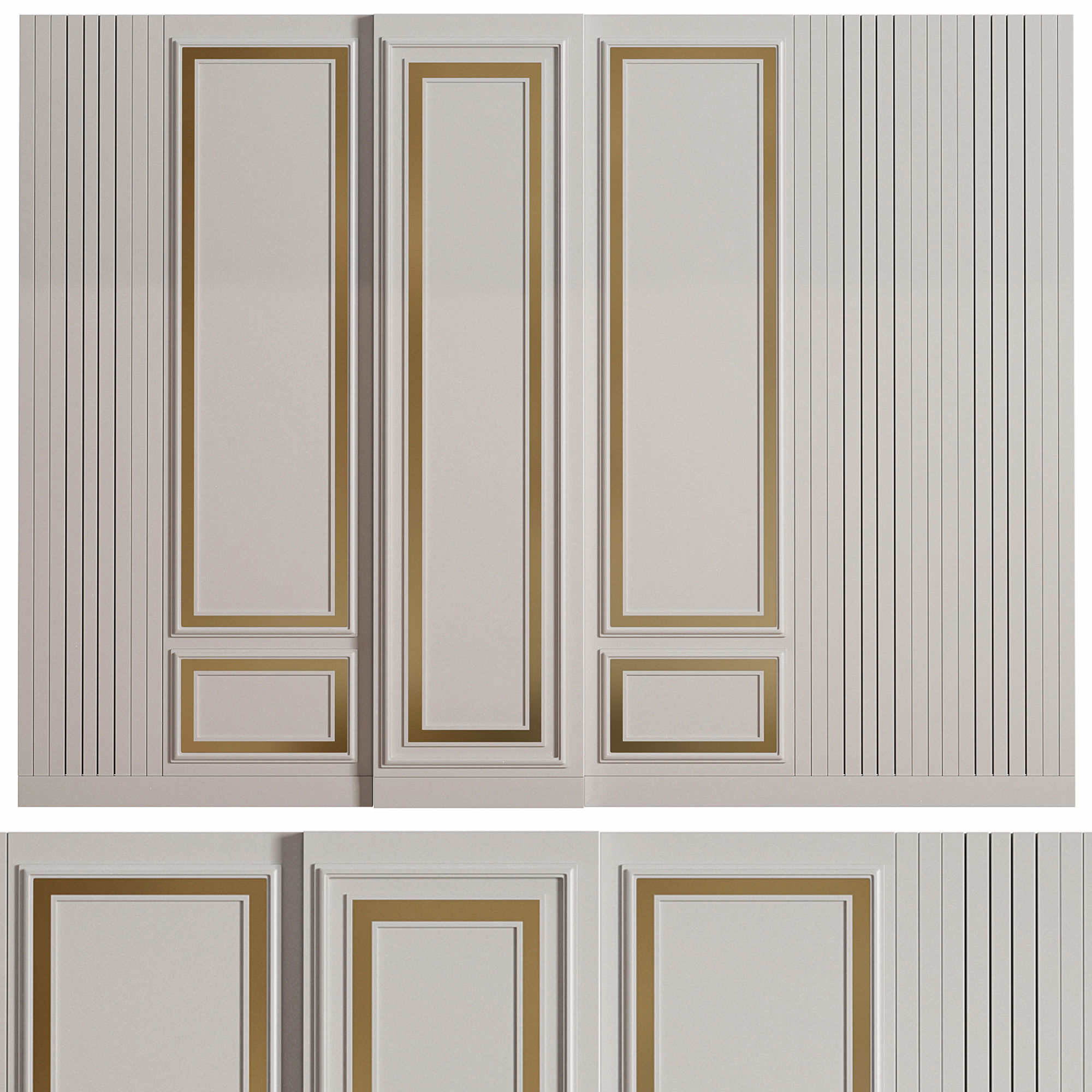 Name wall panels 29 3D model | CGTrader