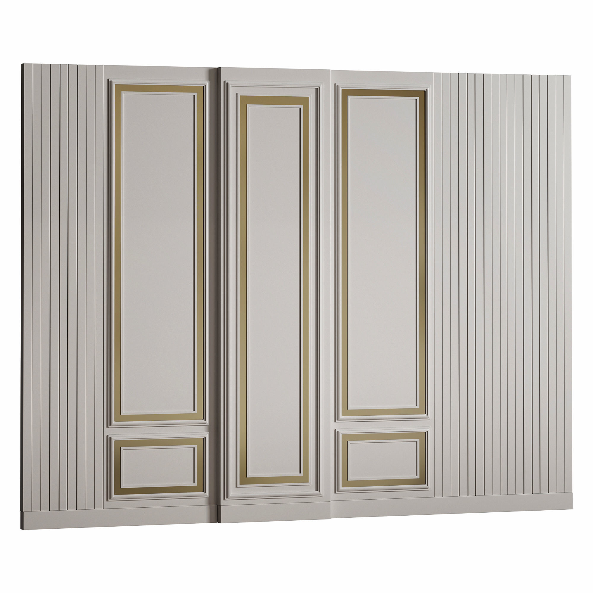 Name wall panels 29 3D model | CGTrader