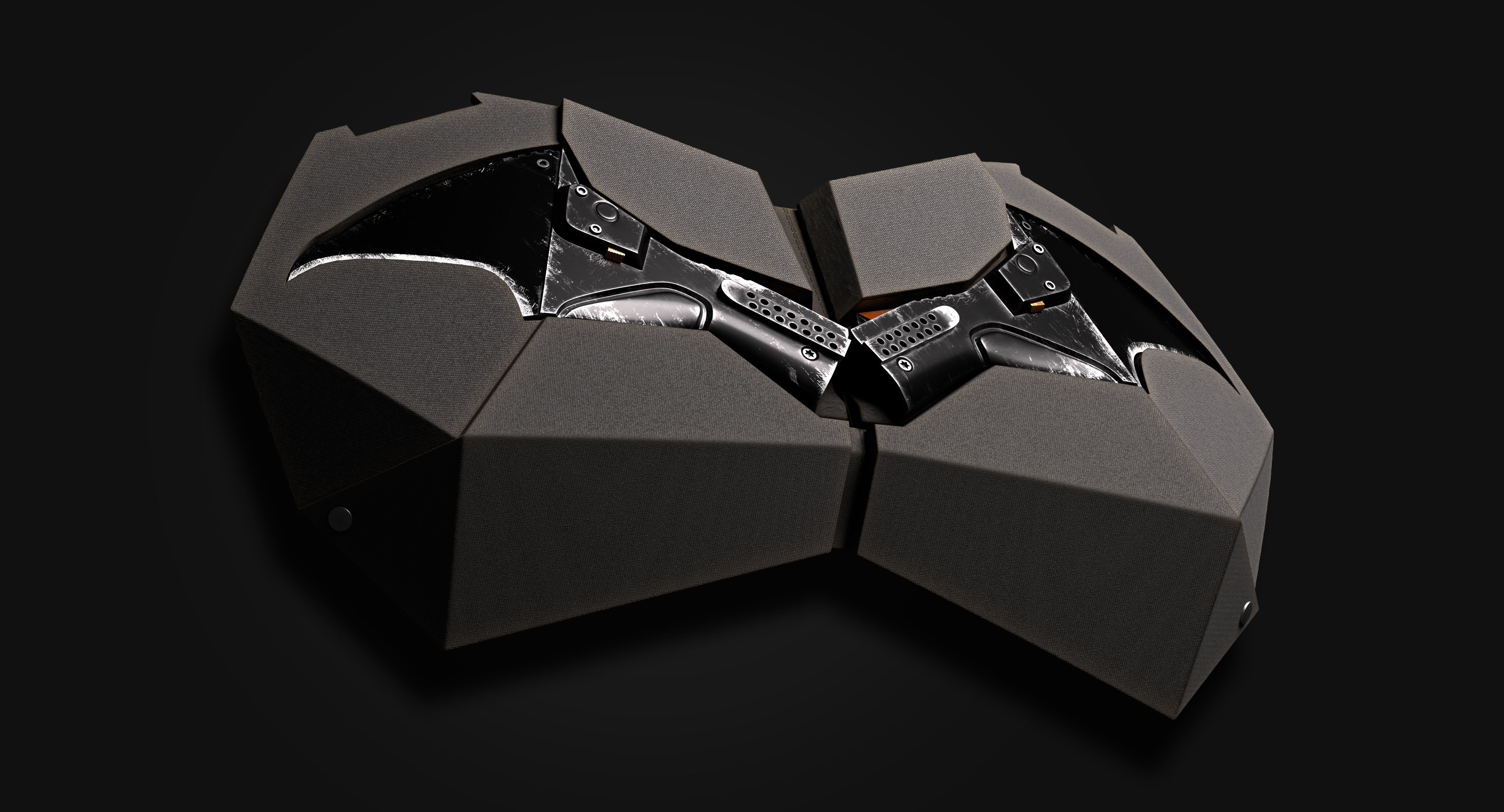 The Batman 2022 Chest Armor V3 for 3D Printing STL 3D model 3D ...