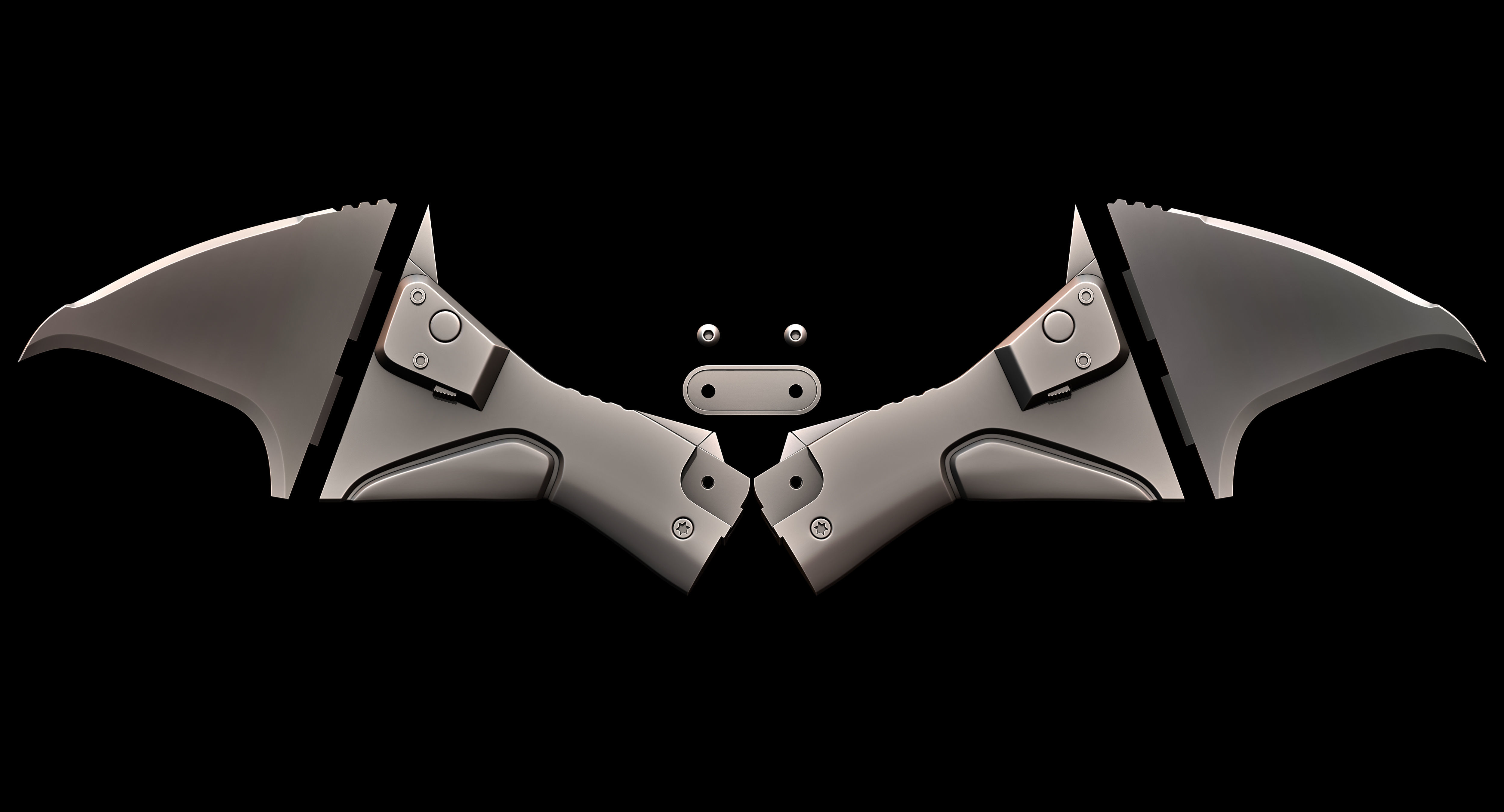 The Batman 2022 Chest Armor V3 for 3D Printing STL 3D model 3D ...