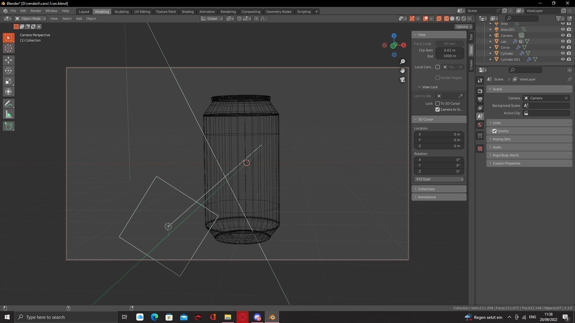Can packaging 3D model | CGTrader