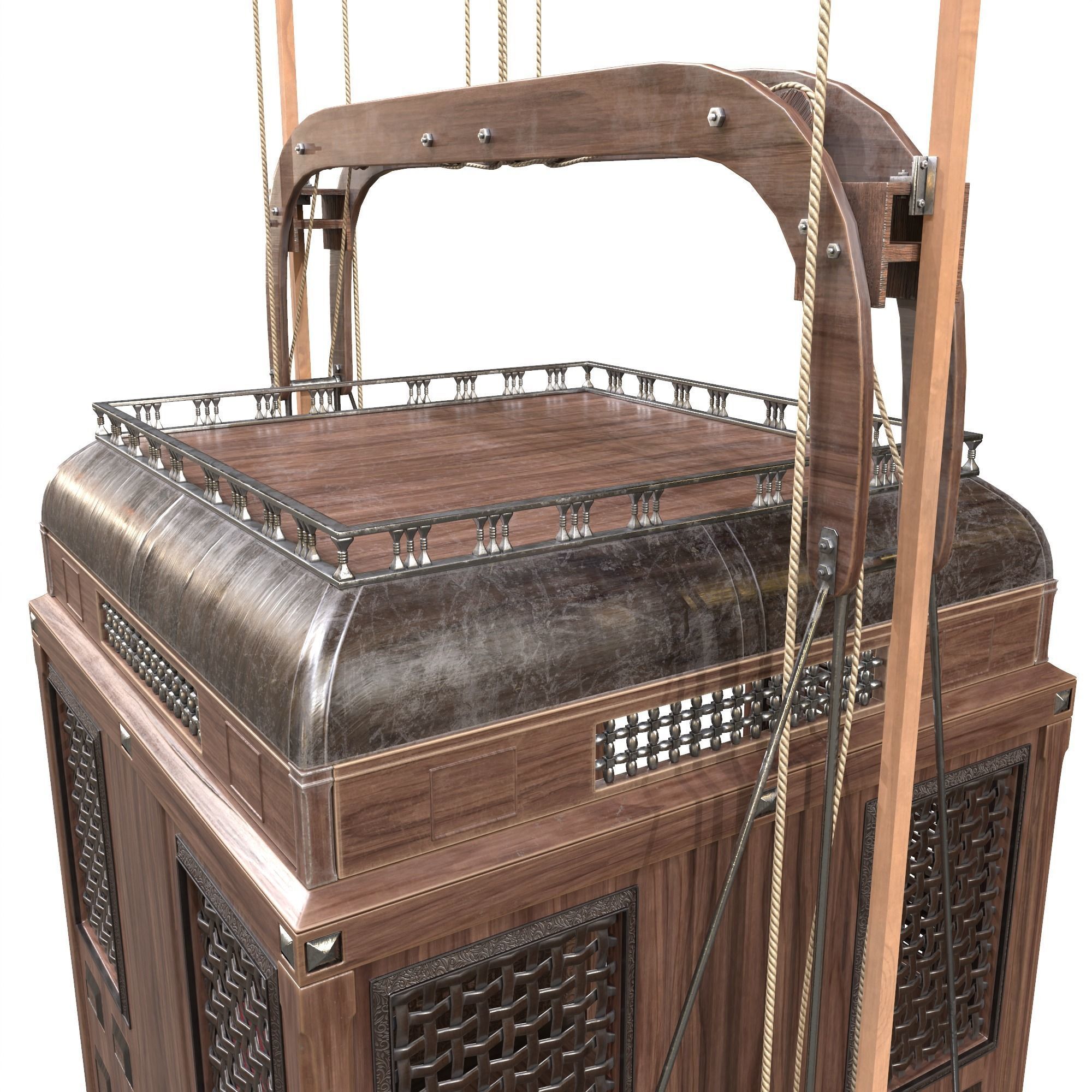 3D model Old Elevator VR / AR / low-poly | CGTrader