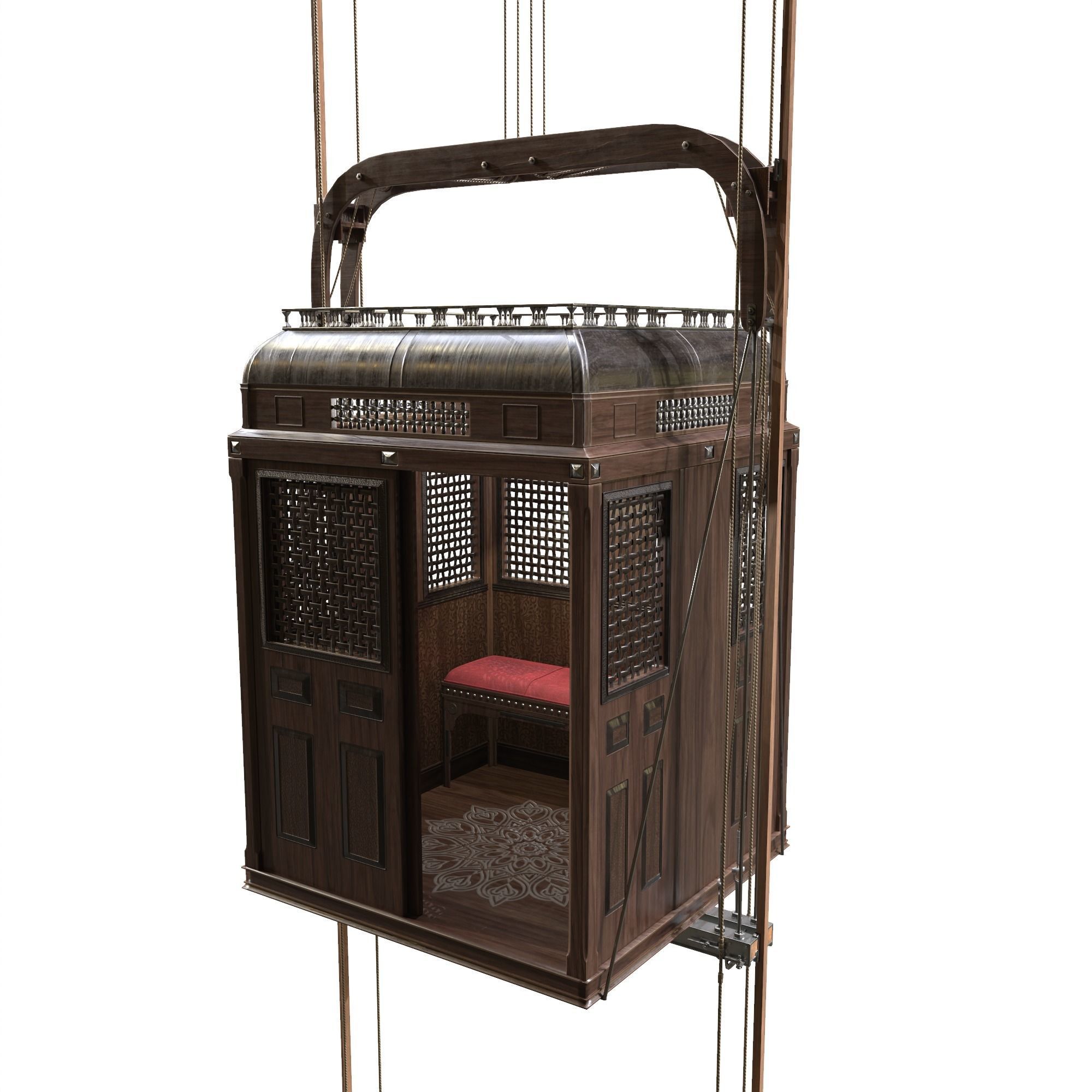 3D model Old Elevator VR / AR / low-poly | CGTrader