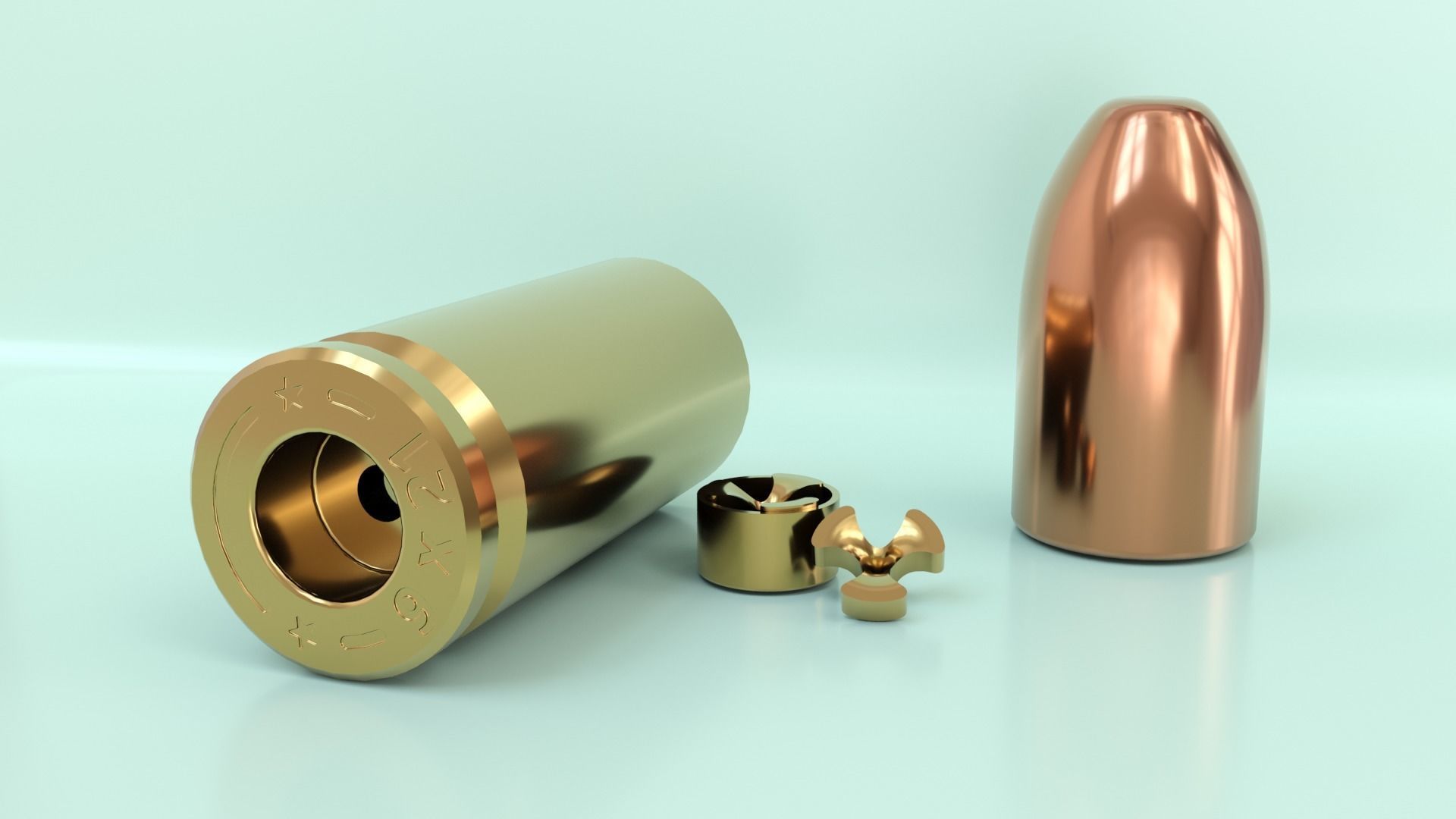 9x21 cartridge 3D model | CGTrader