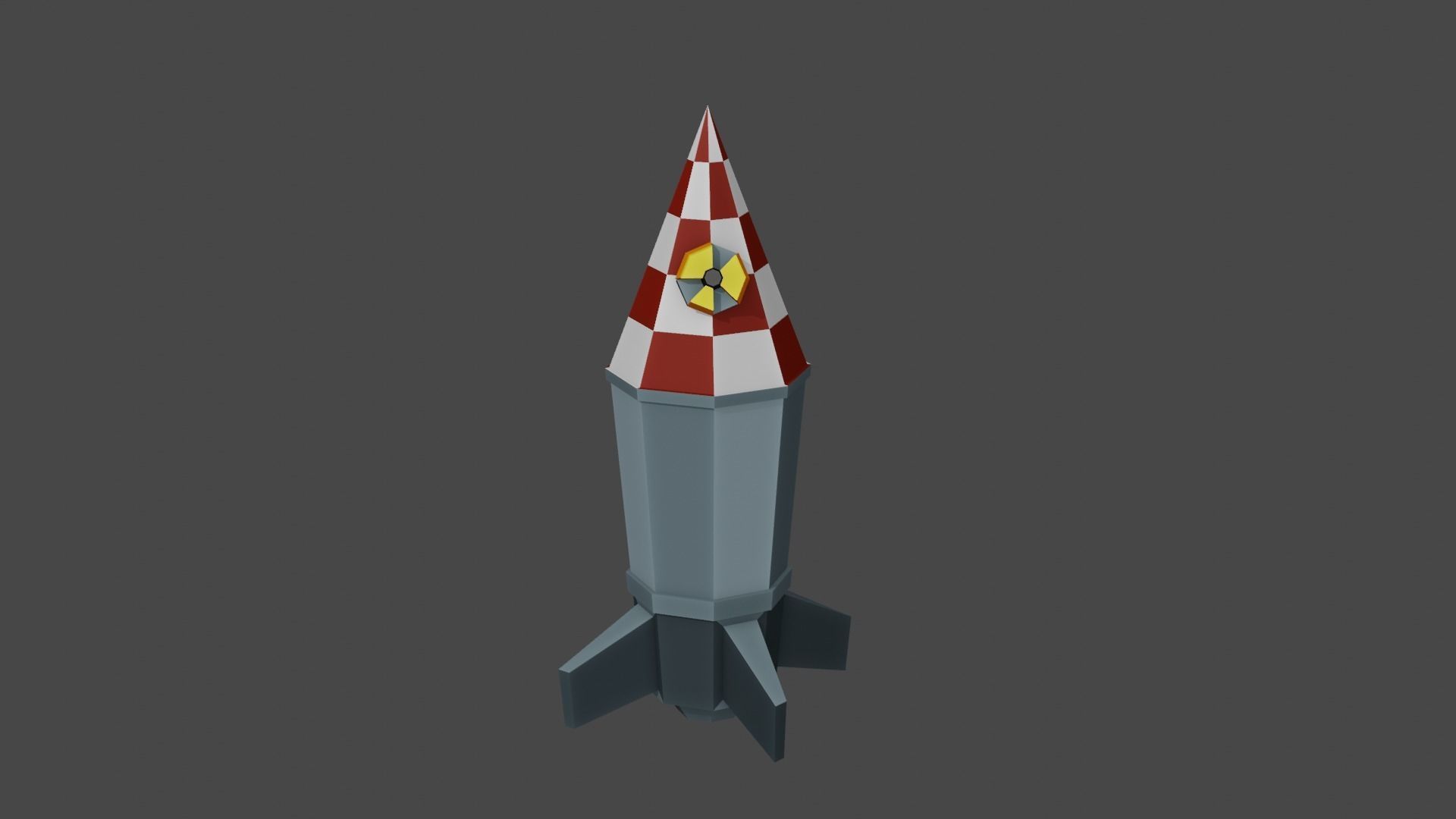 Nuclear Missile for free free VR / AR / low-poly 3D model | CGTrader