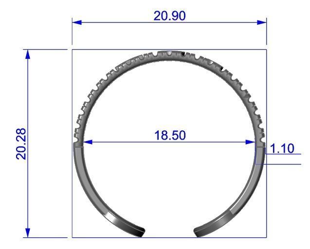 AOS Logo Ring free 3D model 3D printable | CGTrader