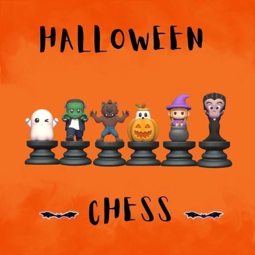 Halloween Chess 3D model 3D printable | CGTrader