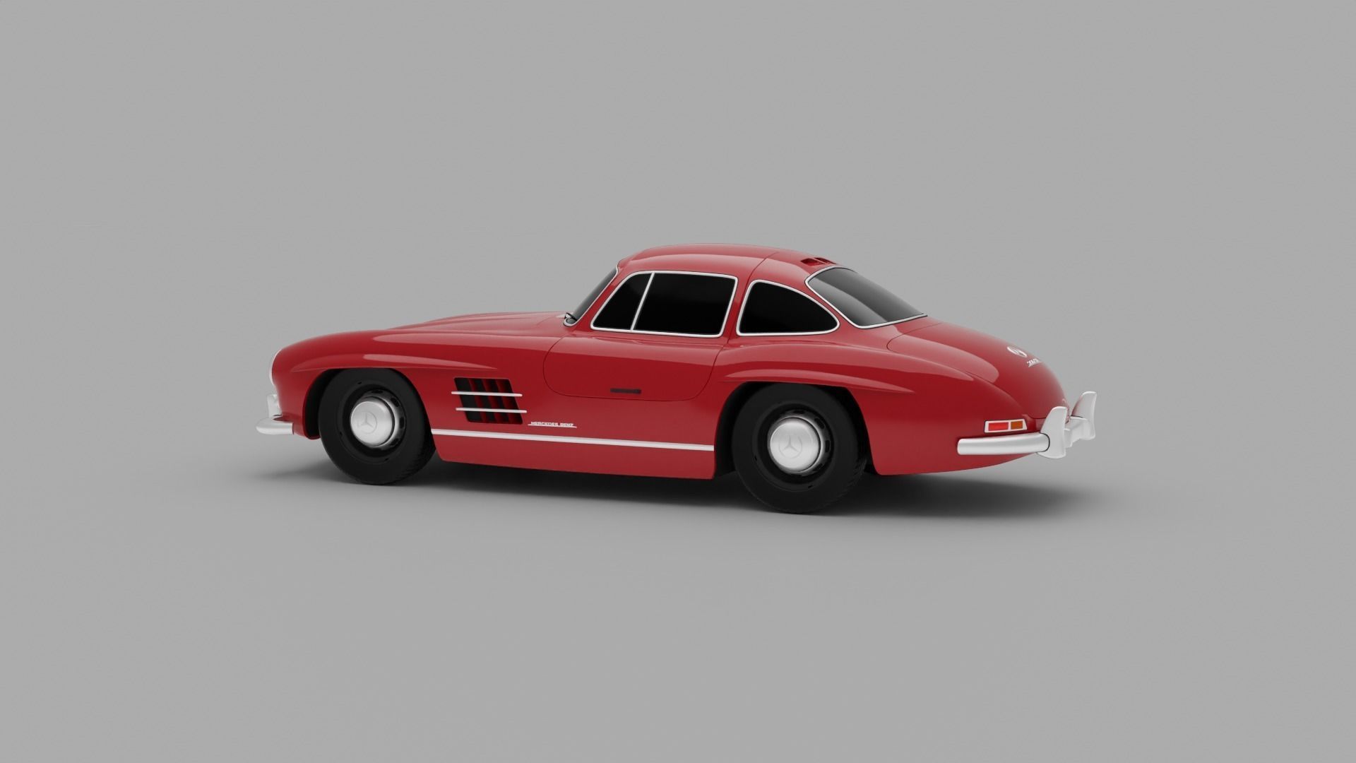 Mercedes SL300 3D model | CGTrader