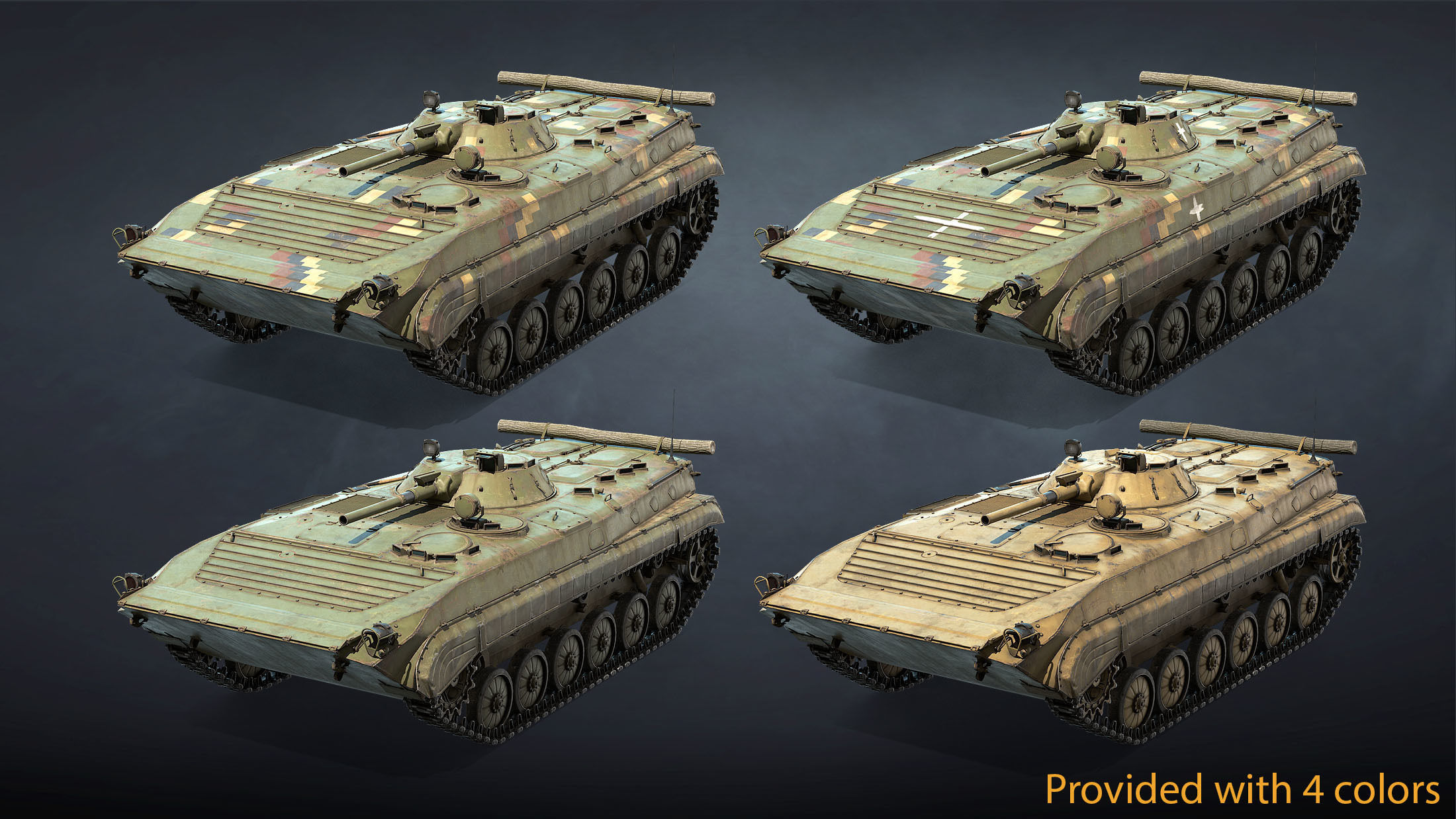 3D model BMP-1 IFV Game Ready VR / AR / low-poly | CGTrader