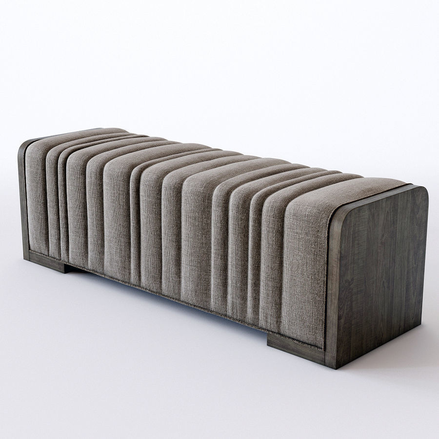 Bench Bernhardt Profile 3D model | CGTrader