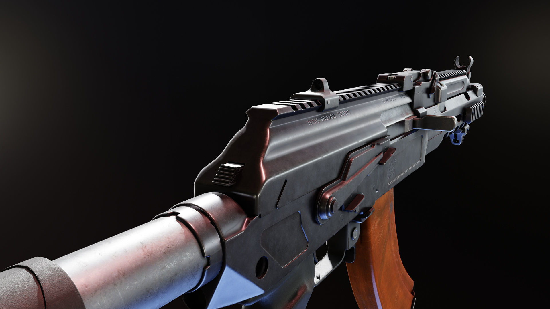 3D model Custom AK MB47 VR / AR / low-poly | CGTrader