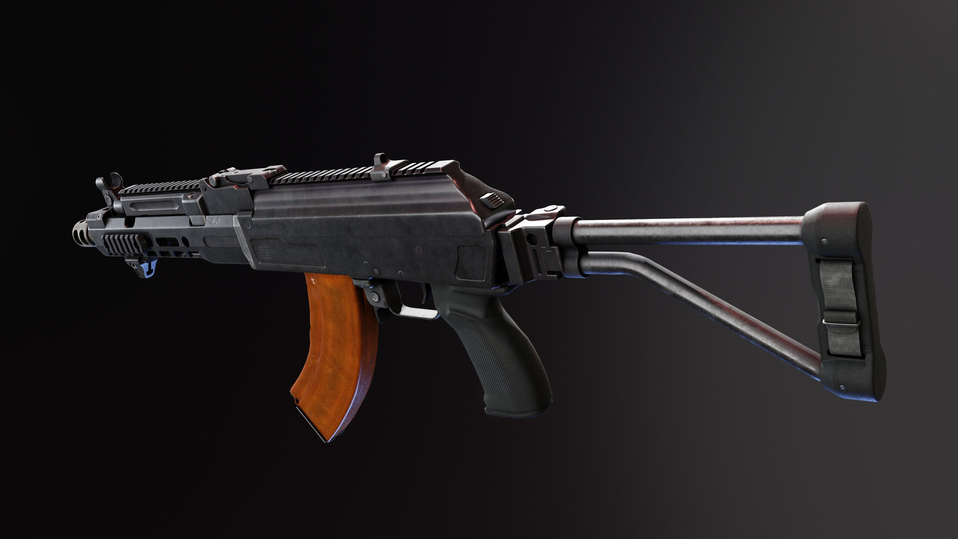 3D model Custom AK MB47 VR / AR / low-poly | CGTrader