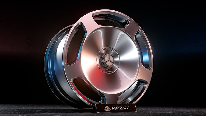 Wheel Mercedes Maybach Monoblock 3D model | CGTrader