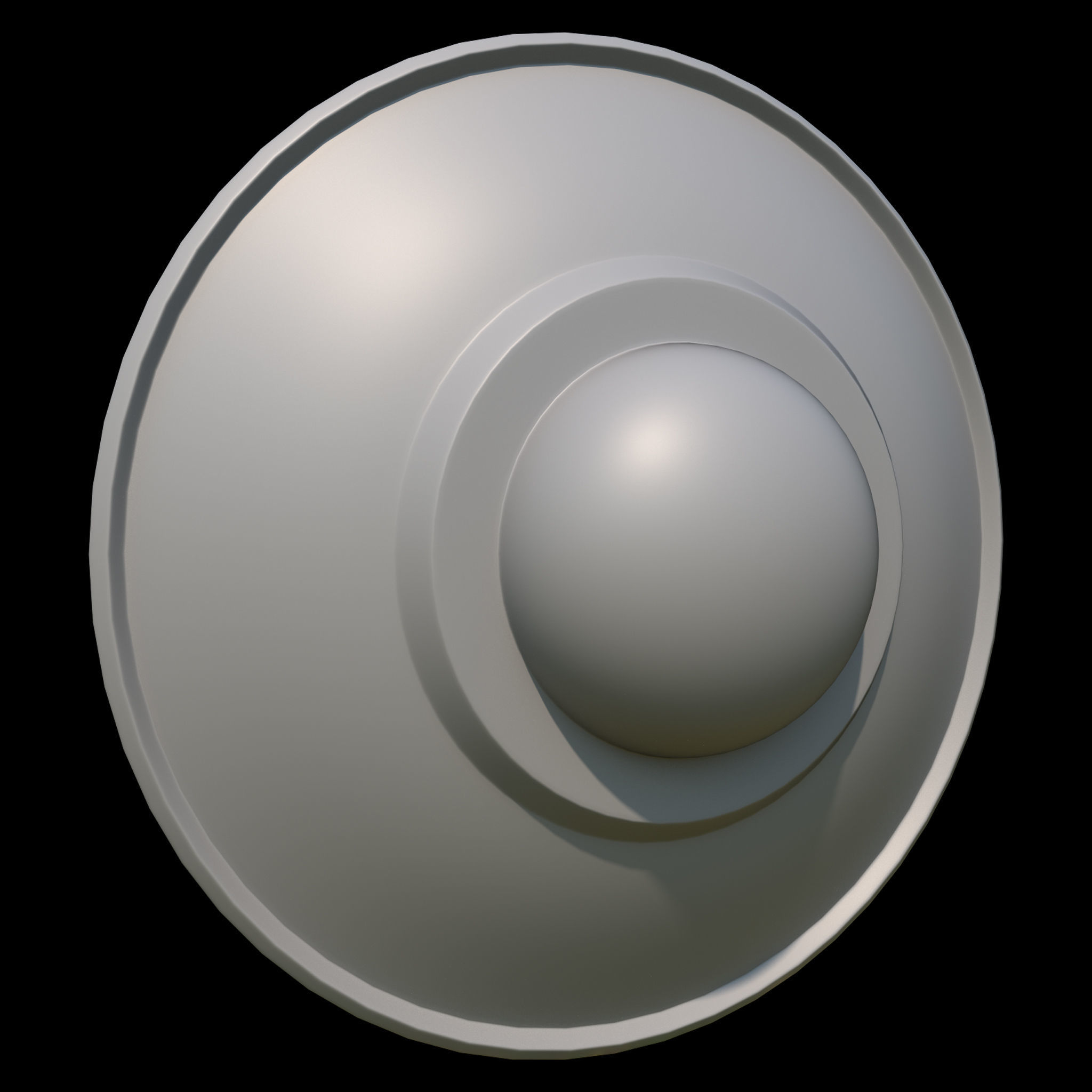 3D model 25 Shield Base and High VR / AR / low-poly | CGTrader