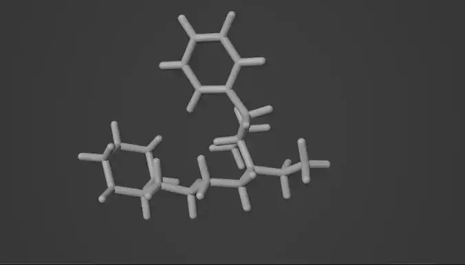 molecule drug free 3D model | CGTrader