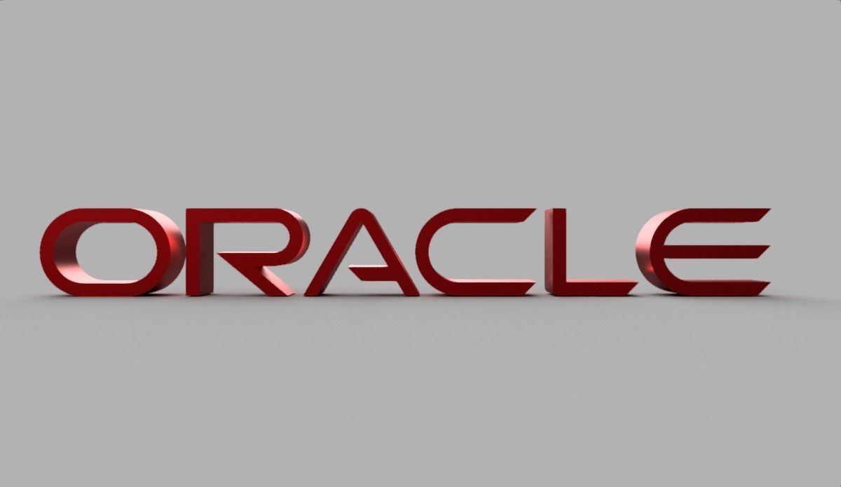 Oracle logo 3D model | CGTrader