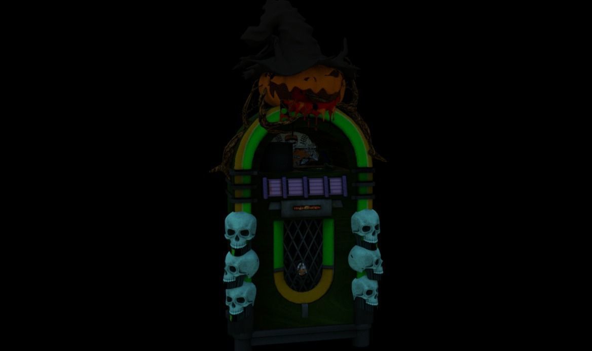 Jukebox Halloween 3D model | CGTrader
