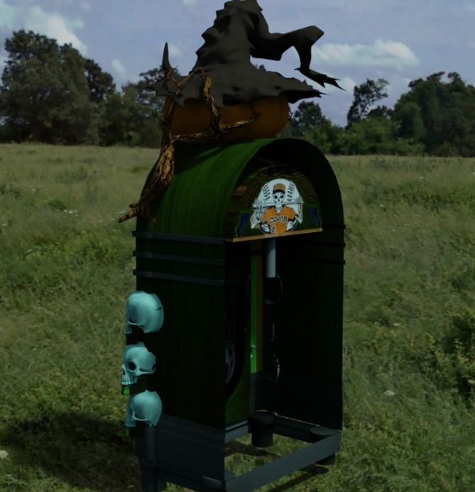 Jukebox Halloween 3D model | CGTrader