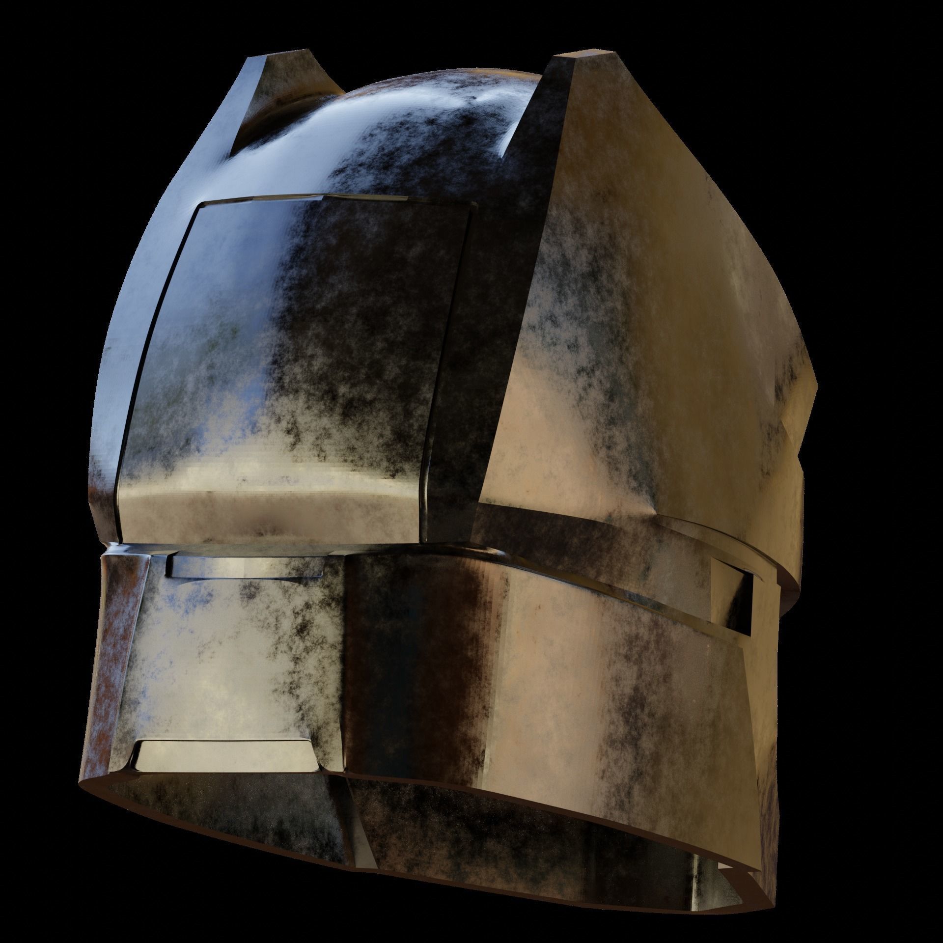 Batman V Superman armored Batman Cowl 3D model 3D printable | CGTrader