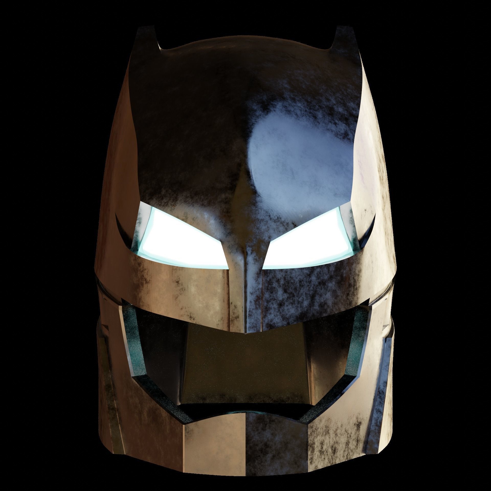 Batman V Superman armored Batman Cowl 3D model 3D printable | CGTrader