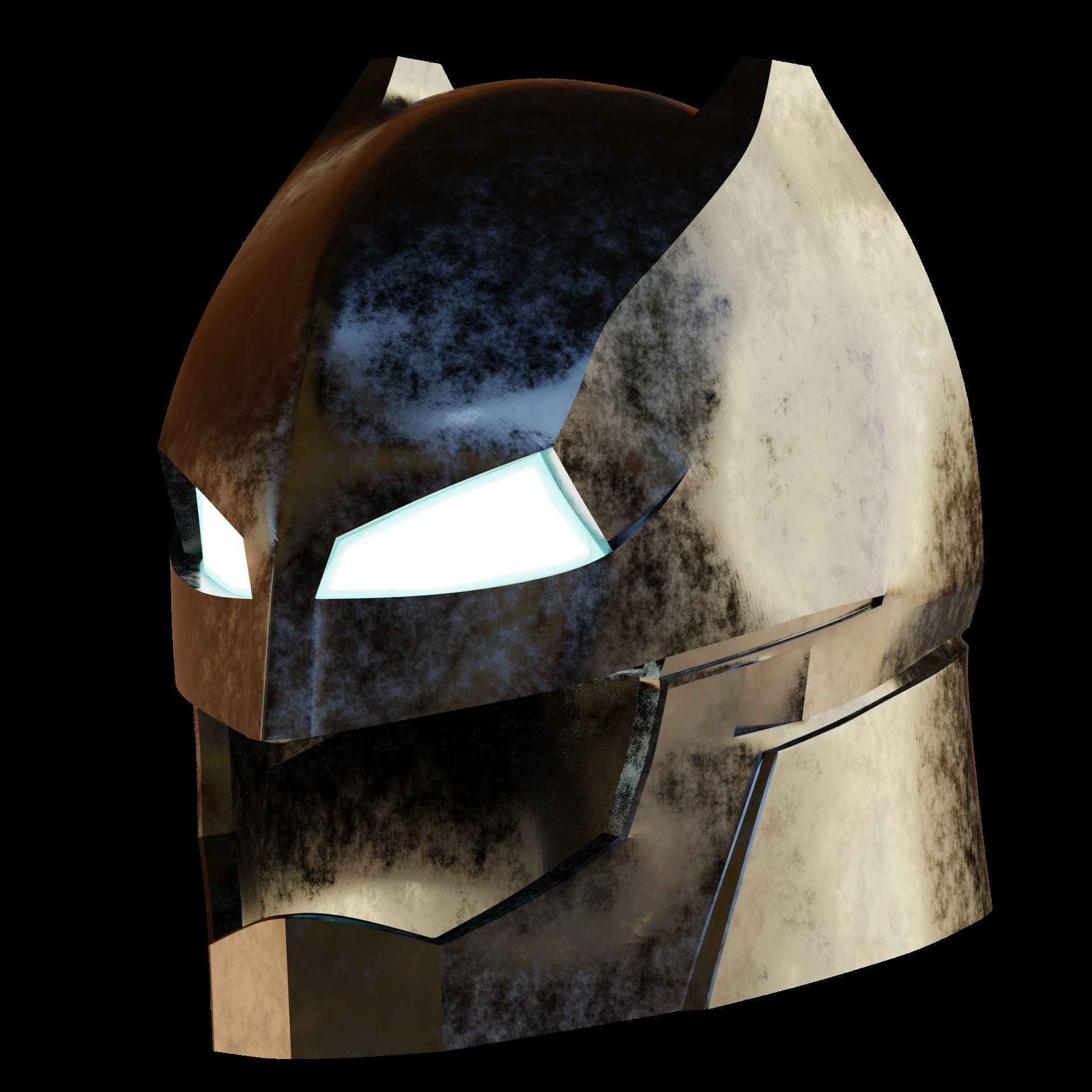 Batman V Superman armored Batman Cowl 3D model 3D printable | CGTrader